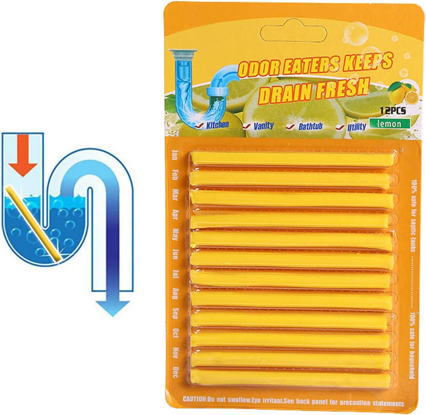 Drain Cleaner Sticks 12PCS Deodorizer And Drain Strips Drain Clog ...