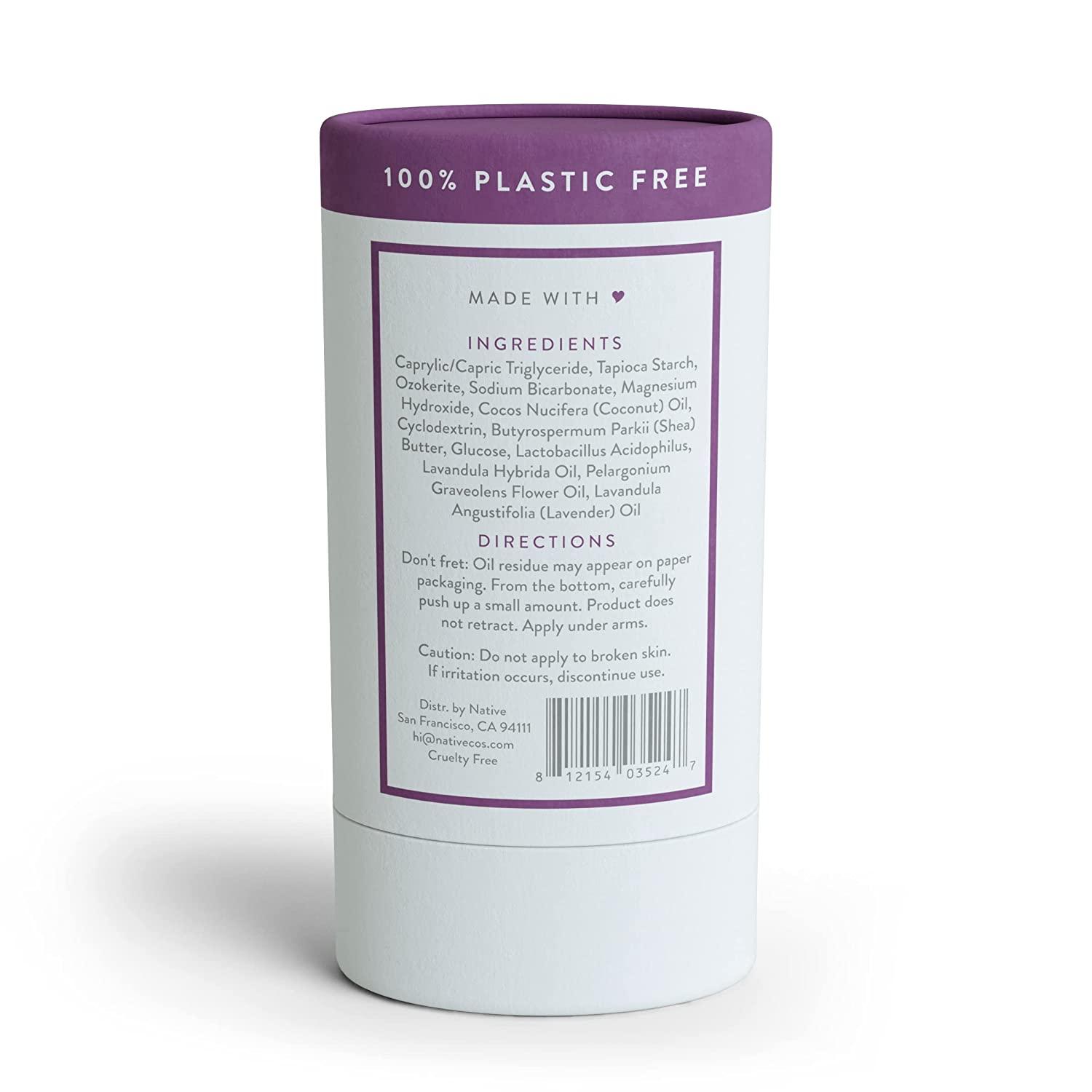 Native Plastic-Free Natural Deodorant for Women and Men | Aluminum Free ...