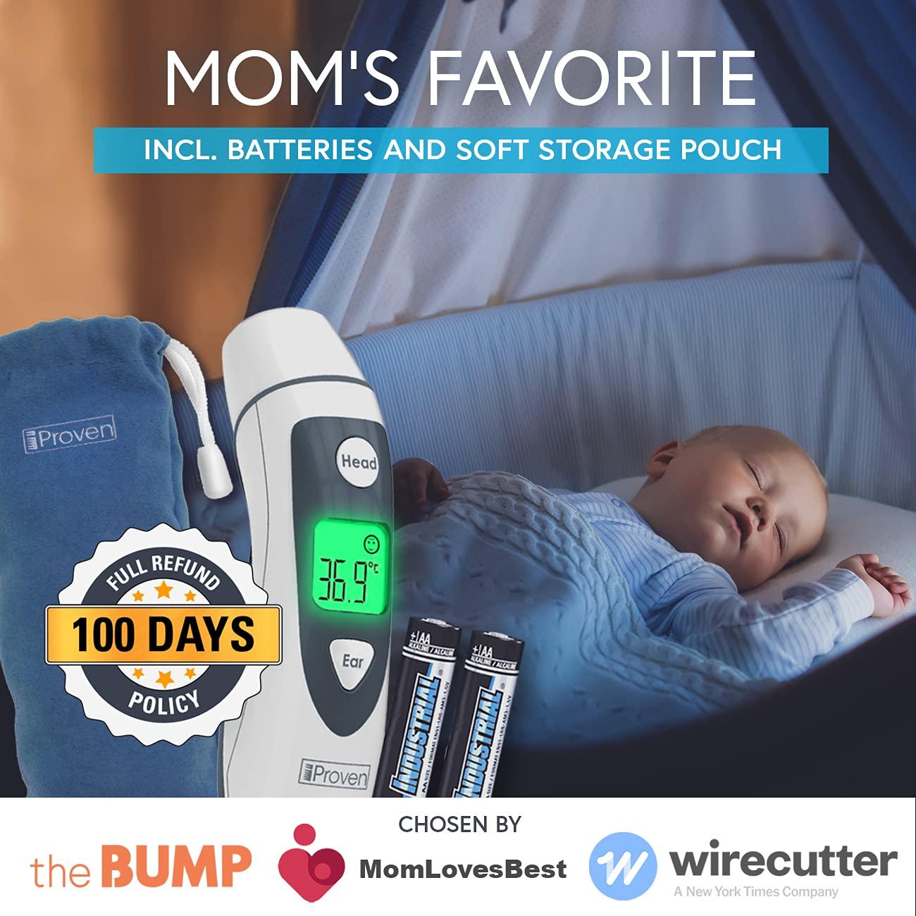 iProven Medical Digital Ear Thermometer with Temporal Forehead Function ...