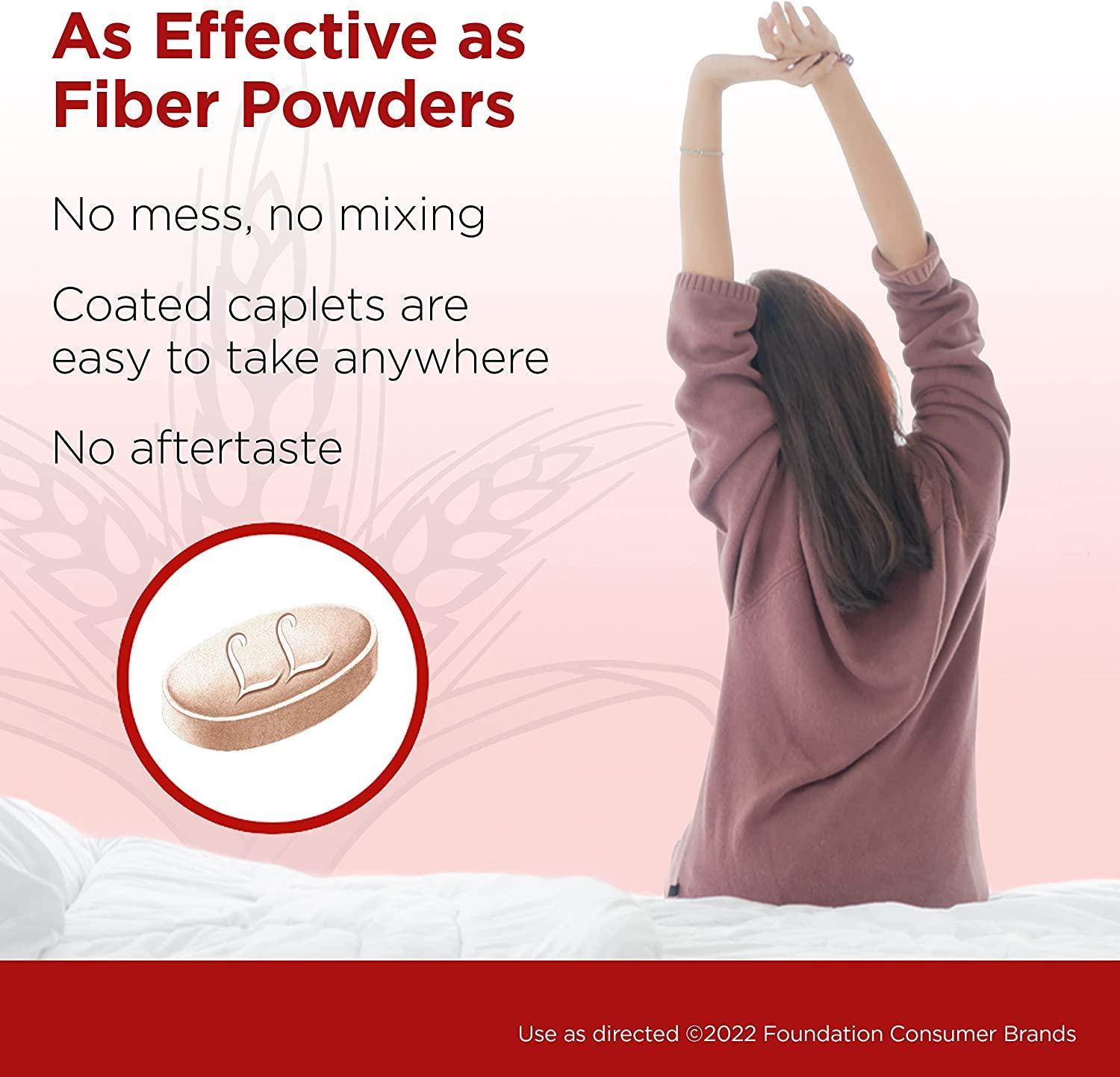 FiberCon Fiber Therapy Coated Caplets - Bowel Irregularity Relief - 140 ...
