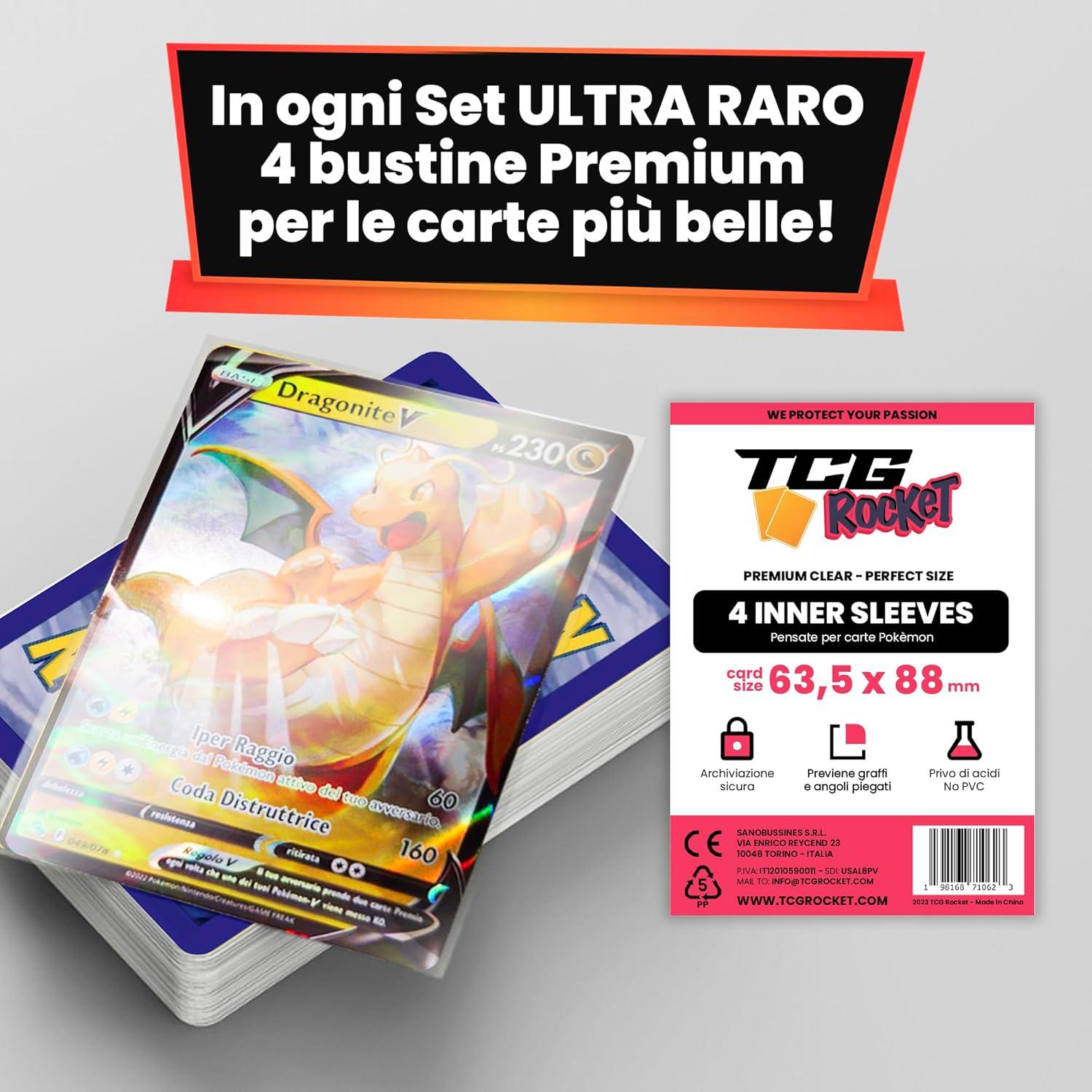 Ultra Rare Set: 40 Original Italian Pok mon Cards + 3 Shiny Cards ...