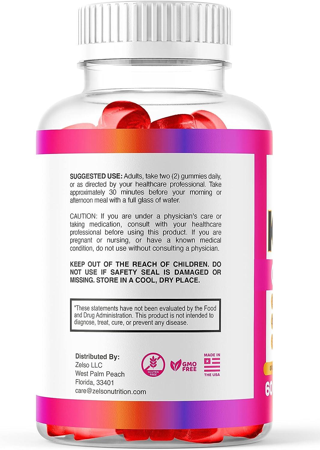 ZELSO K3 Mineral Keto Gummies Nutrition - Advanced ACV Formula in Gummy ...