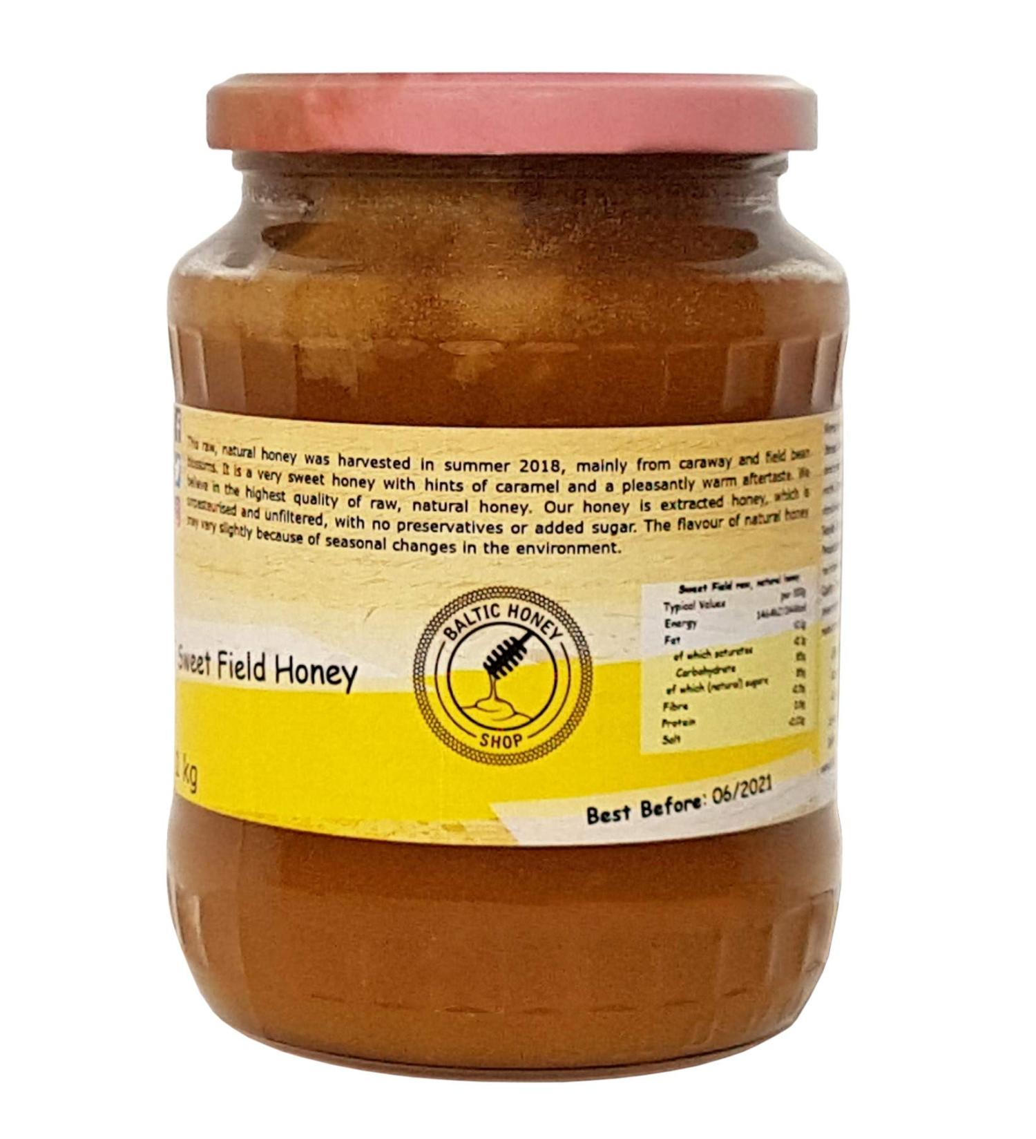 Sweet Field 1kg Pure Raw Honey - 100% Natural and Unfiltered | Buy Now with Express ...