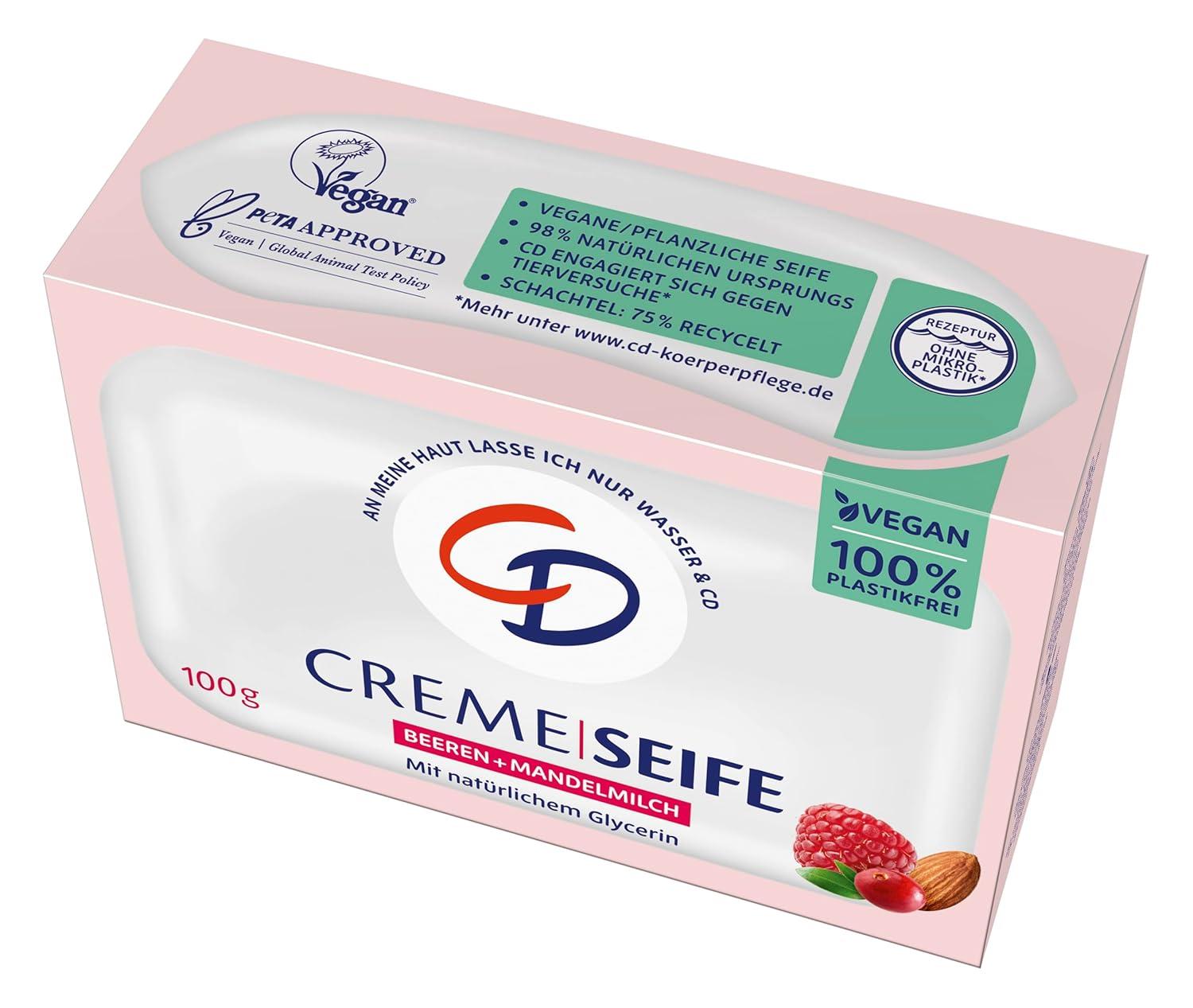 CD Cream Soap Berries & Almond Milk 100g - Vegan Microplastic-Free ...