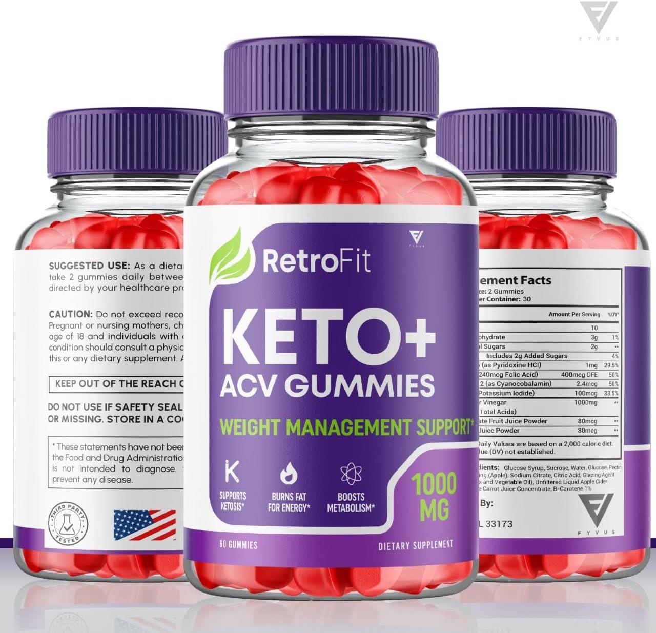 Retrofit Keto Gummies Retro Fit Keto ACV Gummies - Retrofit Keto ACV ...