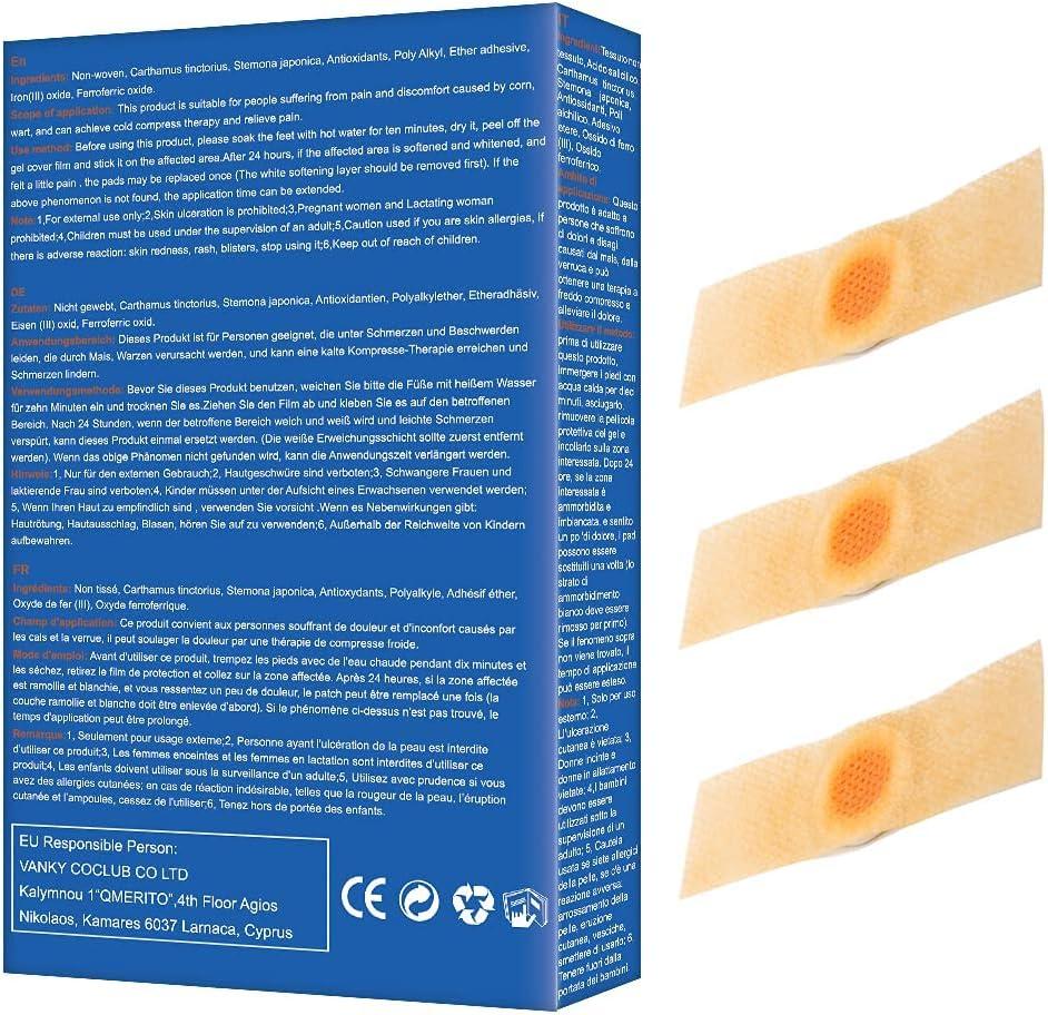 Wart Remover Pads - Treatment for Hands and Feet, Callus Removal ...