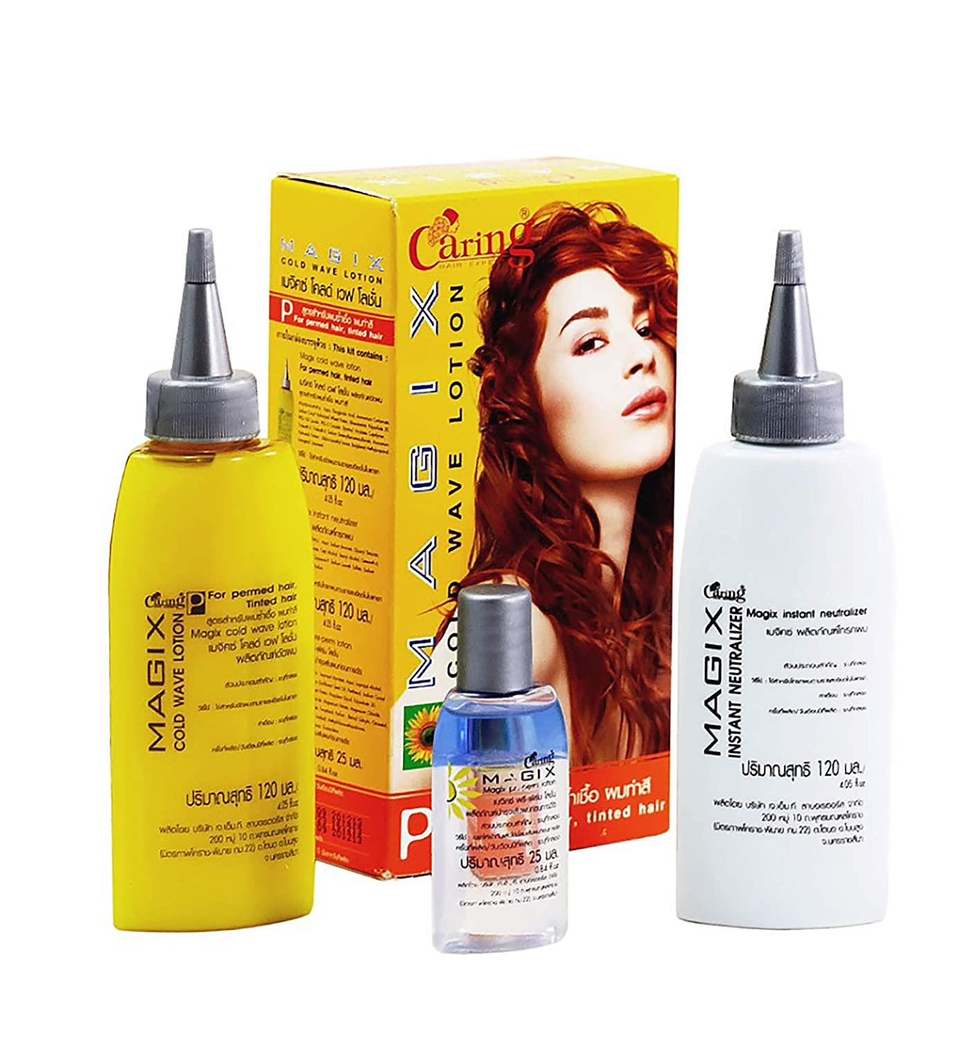 Caring Magix Cold Wave Lotion P Formula for Color Permed Hair ...