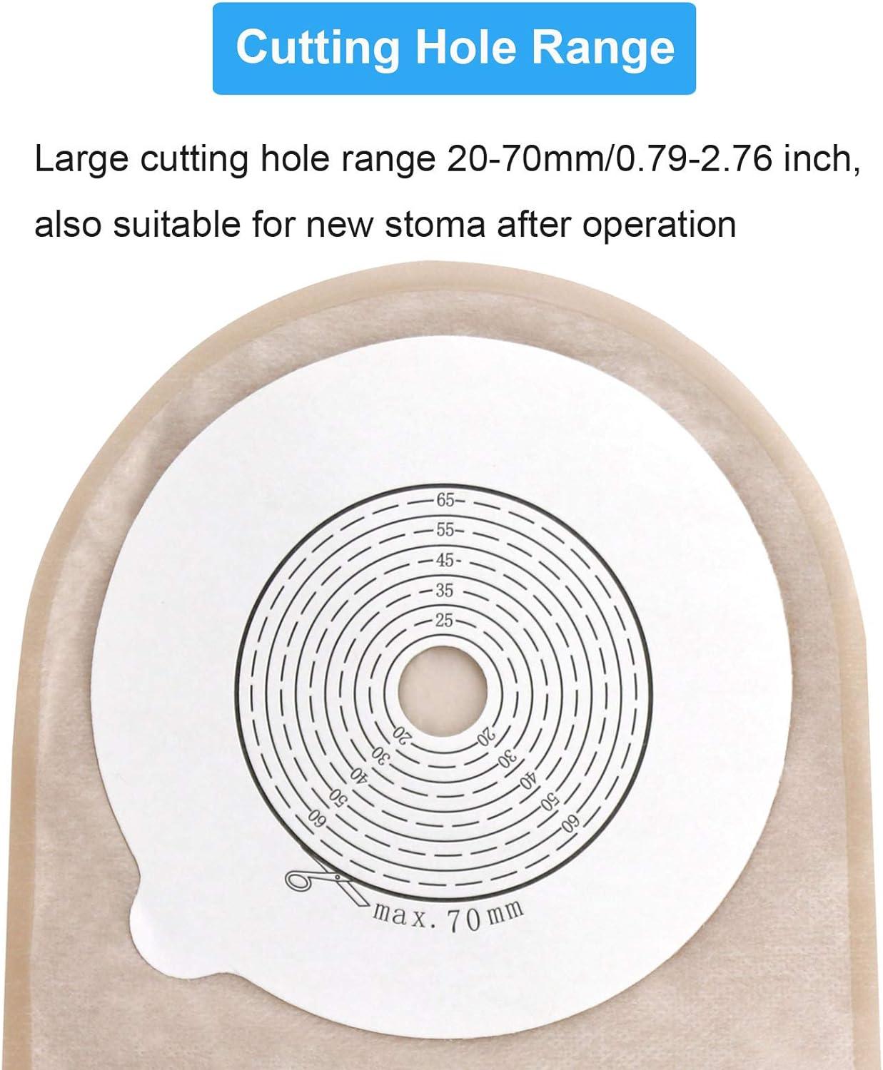 20 Disposable Colostomy Drainage Bags - Stoma Care for Colostomy ...