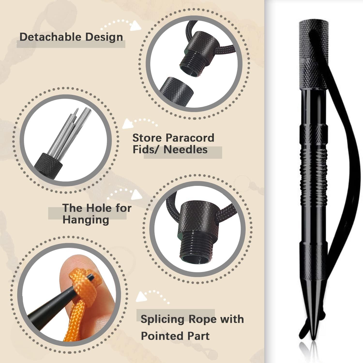 WILDAIR Paracord Bracelet Jig Kit with Knotters Tool | Paracord FID Set ...