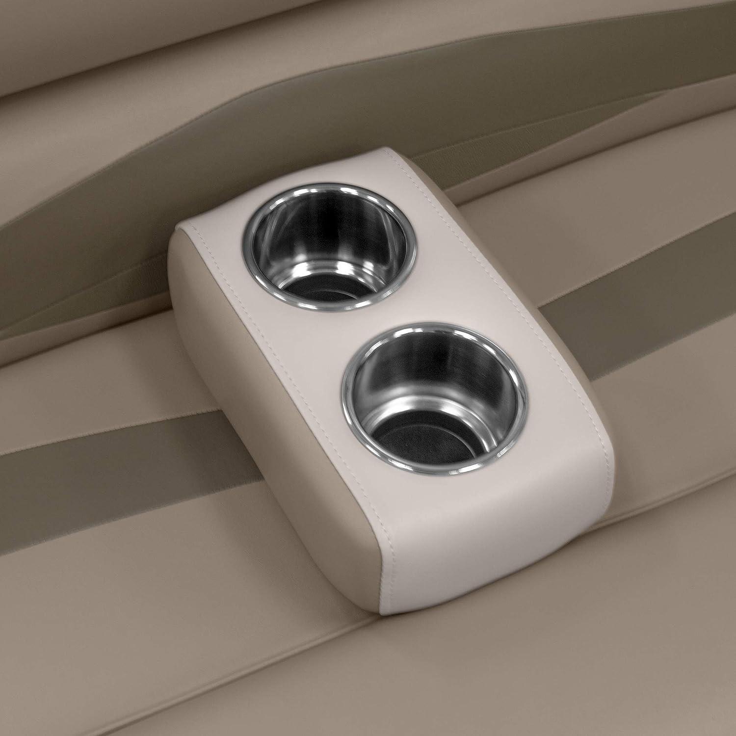 Wise Pontoon Double Drink Holder - Stainless Steel Cup Holders ...