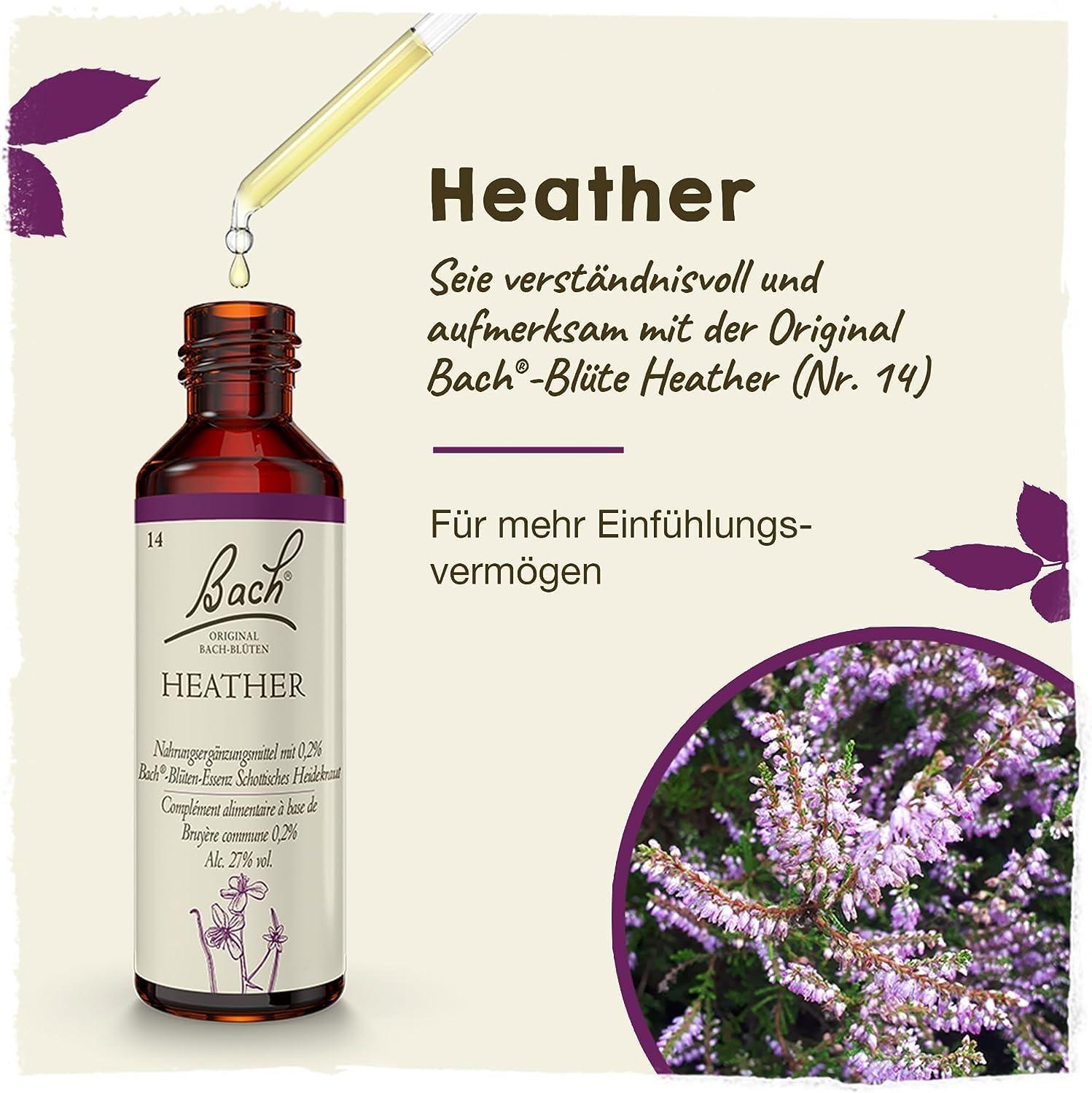 Original Bach Flower Drops No. 14 Heather - Enhance Understanding ...