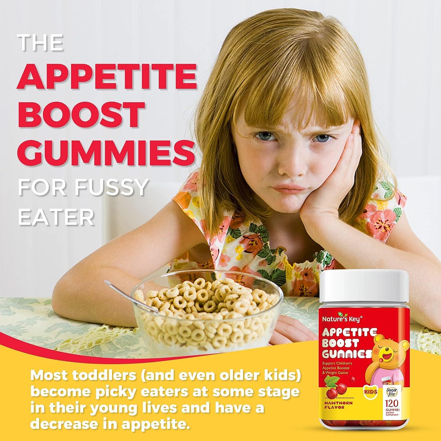 Nature's Key Appetite Booster Gummies - Hawthorn Flavor - 120 Count ...