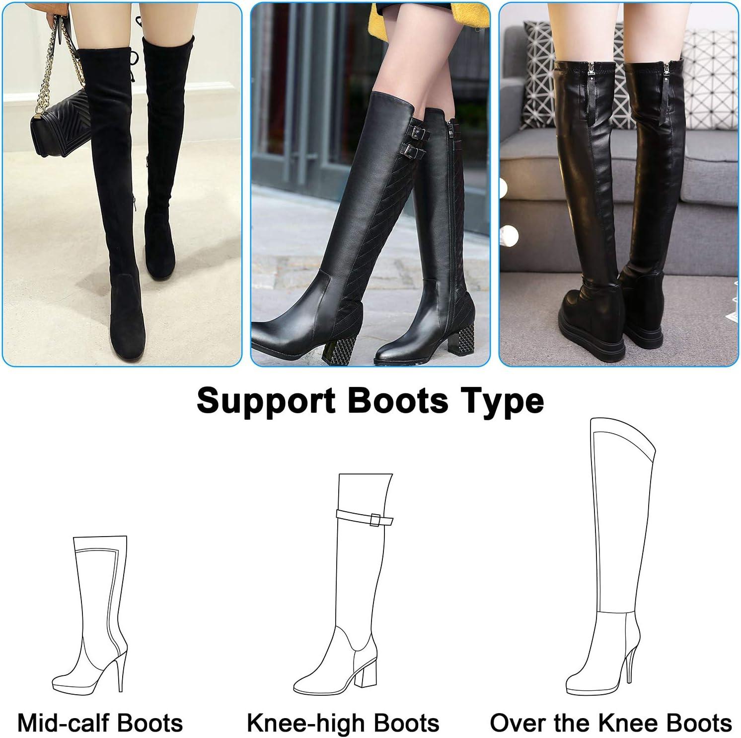 Wisdompro Boot Straps, 1 Pair Knee Boot Straps of Elastic Adjustable ...
