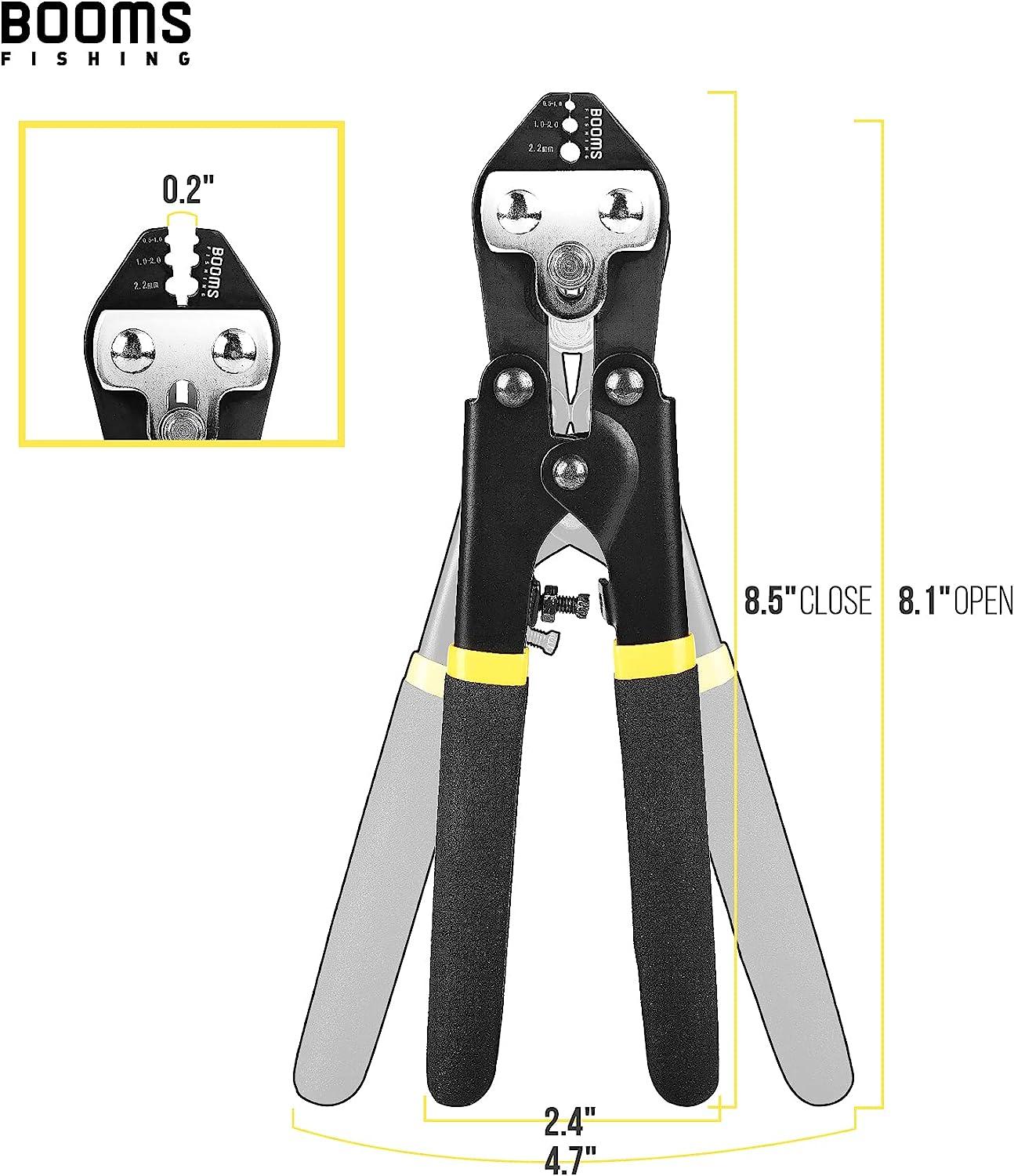 Booms Fishing CP3 Crimping Tool - Durable Black Fisherman's Essential ...