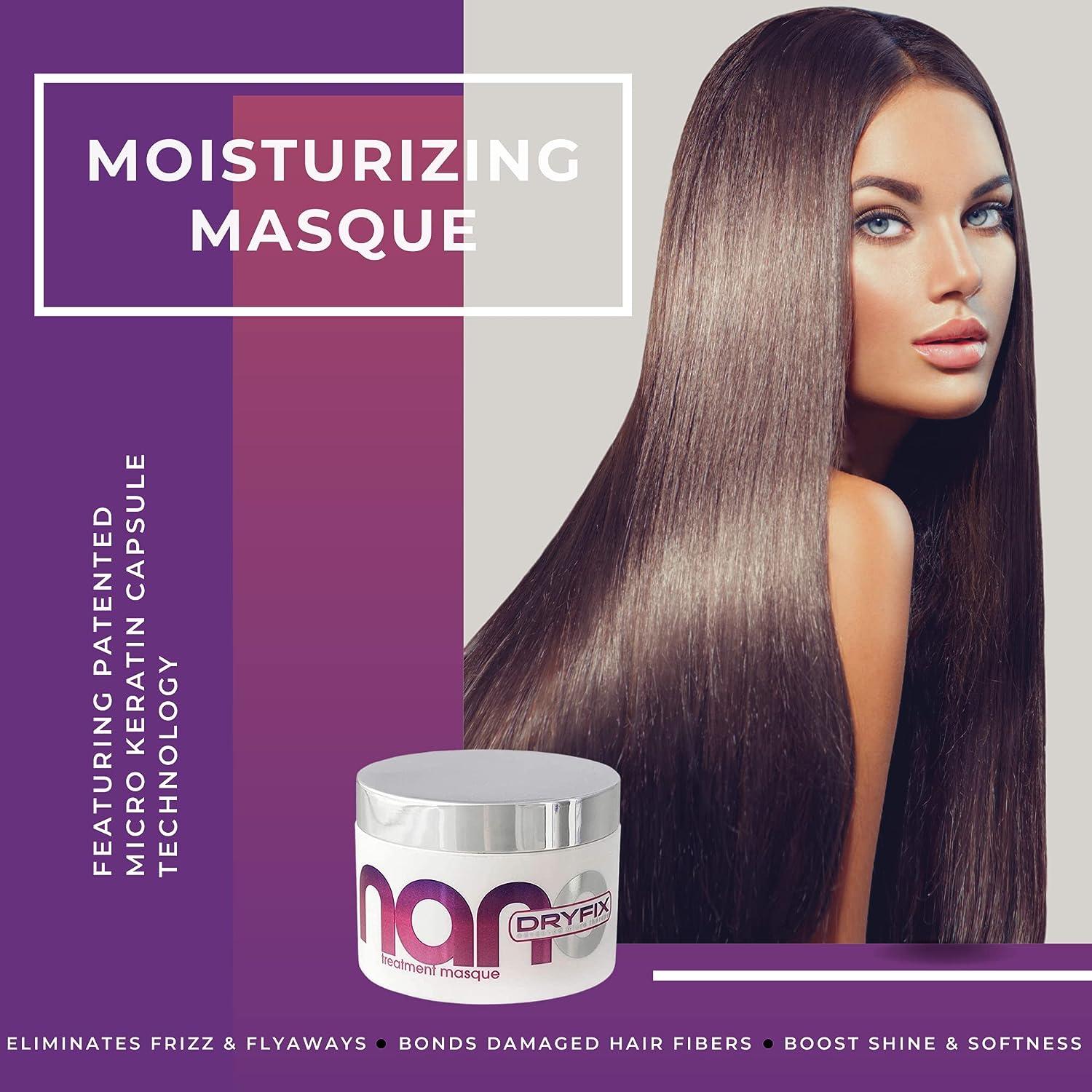 Nano DryFix Hair Masque - Repair Treatment for Damaged Hair with Shea ...