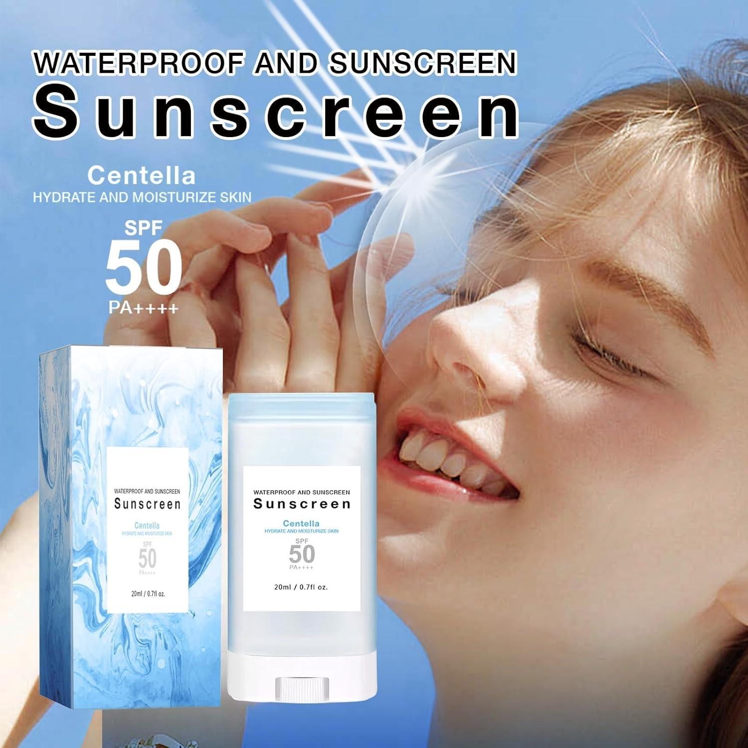 Face Sunscreen Stick SPF50+ PA++ | Lightweight Non-Sticky Moisturizing ...