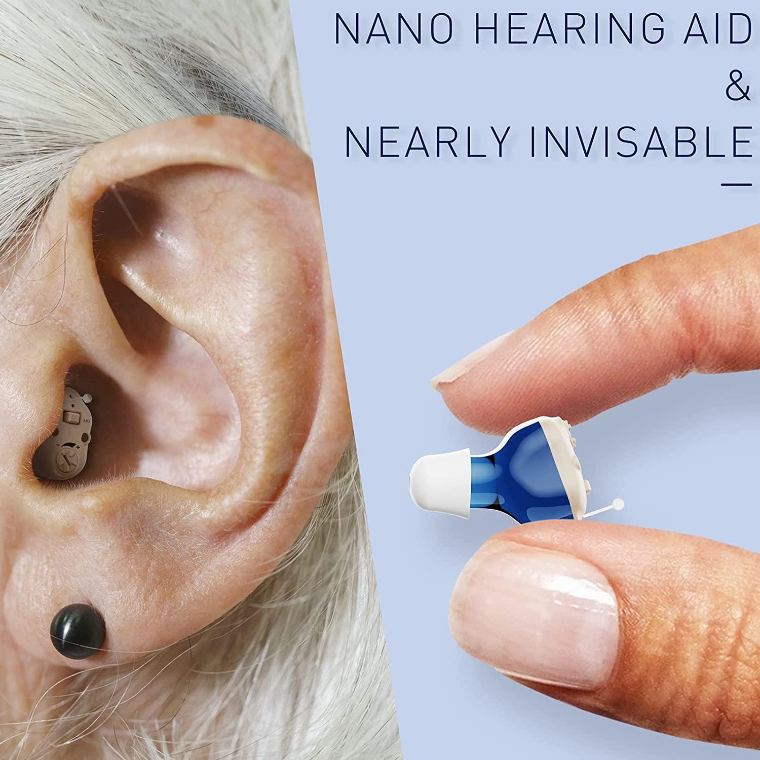 SVINZ Rechargeable Hearing Amplifier for Seniors | 24-Hour Long ...