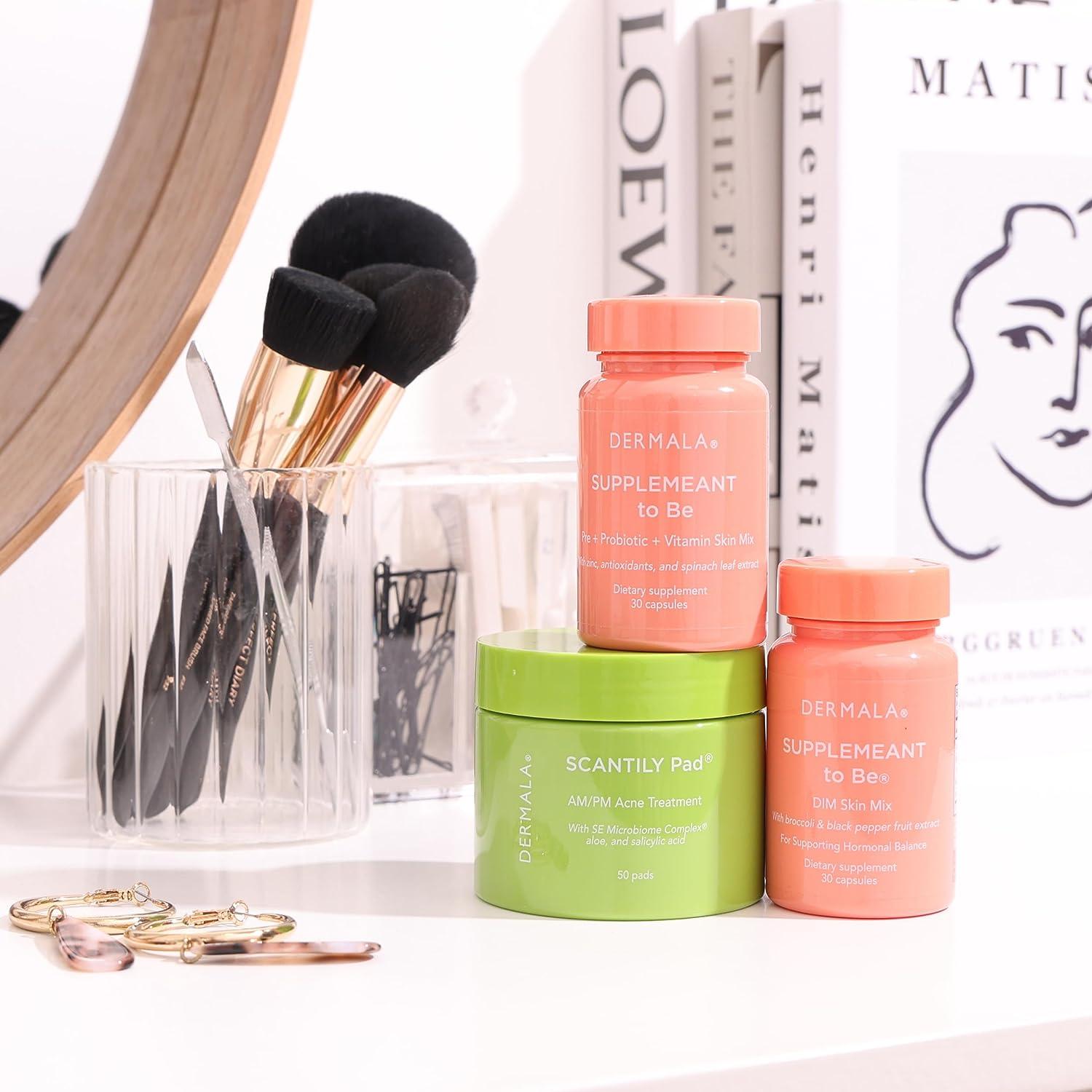 Dermala FOBO SUPPLEMEANT Acne Supplement | All Natural Daily Probiotics ...