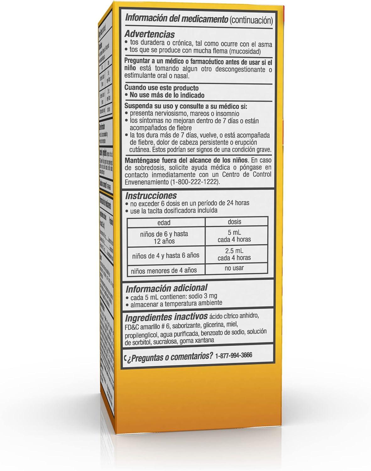 TUKOL Children Honey Cough & Cold Syrup 4 Fl Oz (Pack of 3) - Fast ...