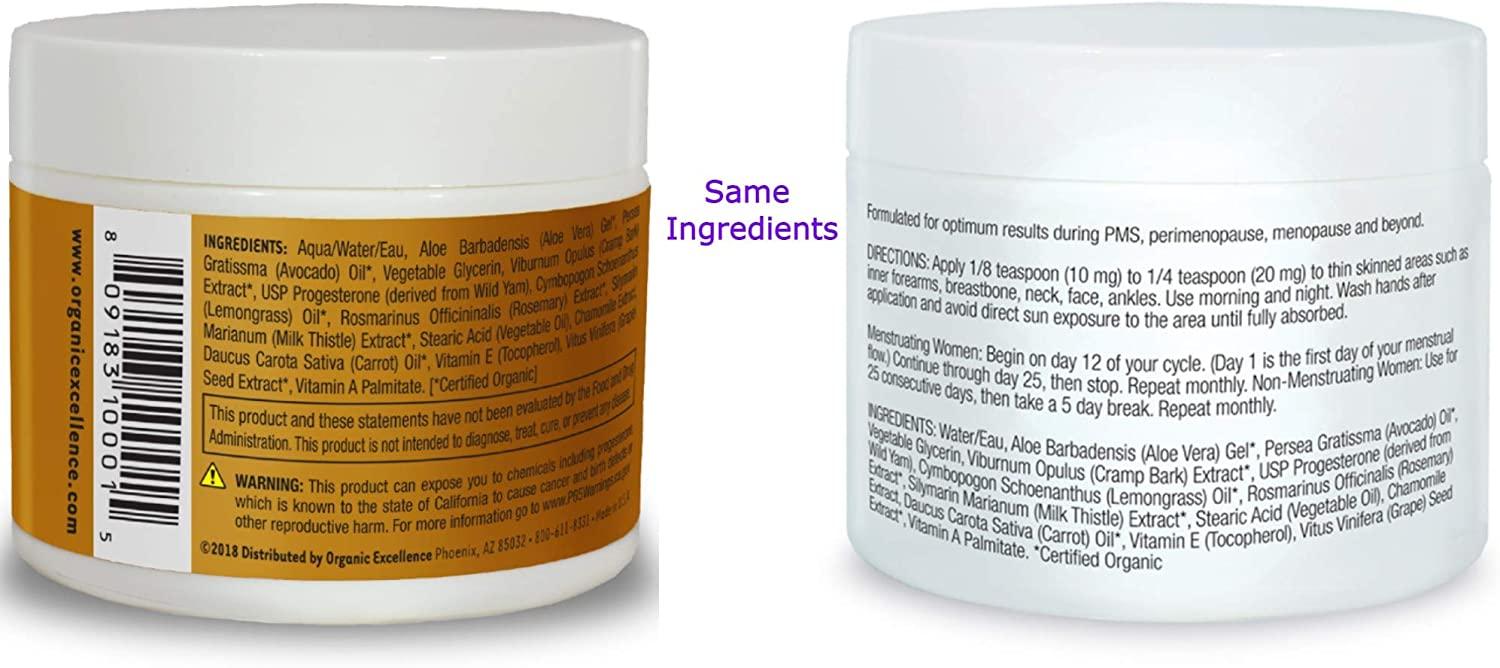 Organic Excellence Feminine Balance Progesterone Cream - Bio-Identical ...