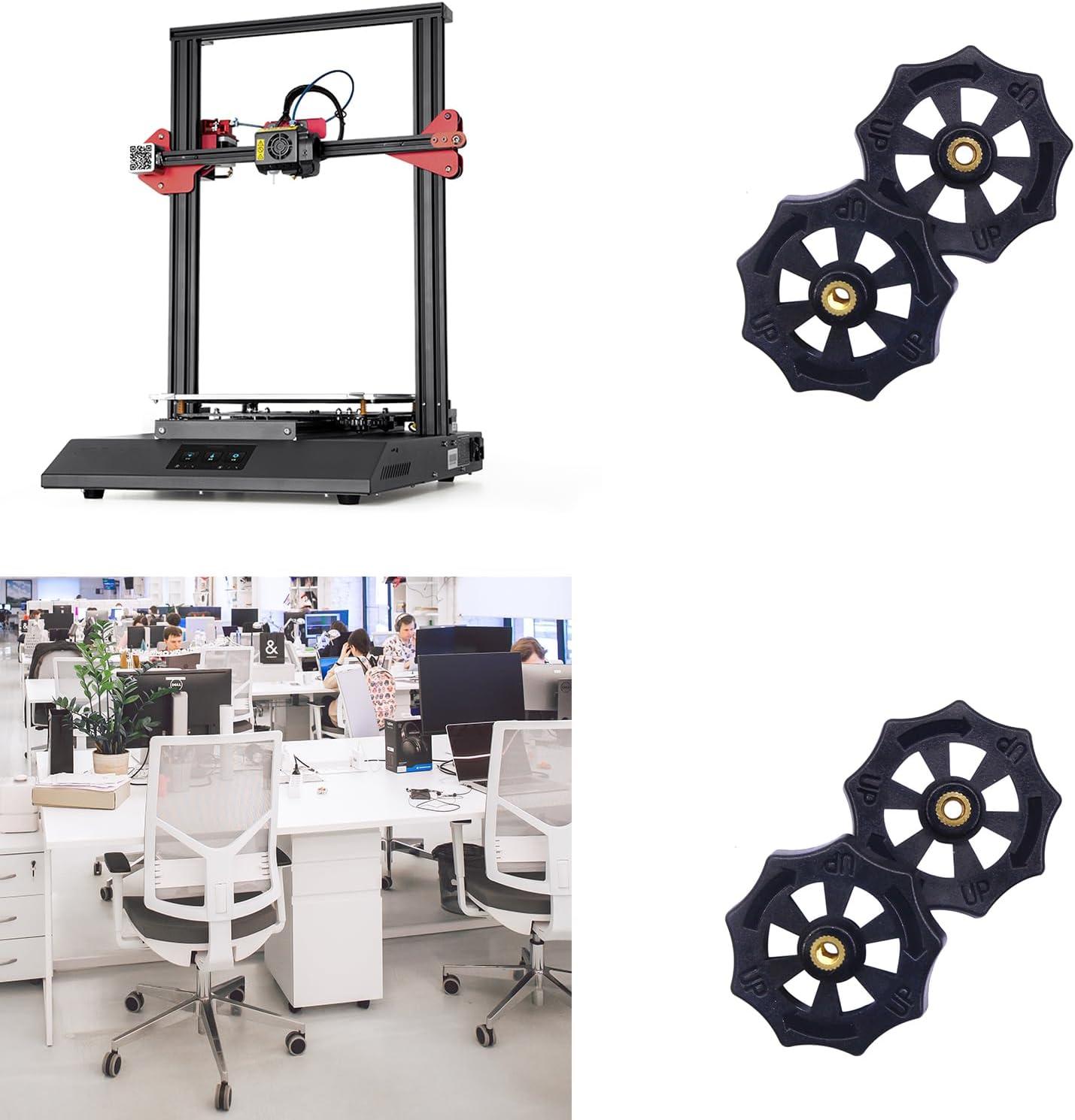 Muloo 10pieces Knurled Copper Nuts Heat Bed Platform Leveling Parts for ...