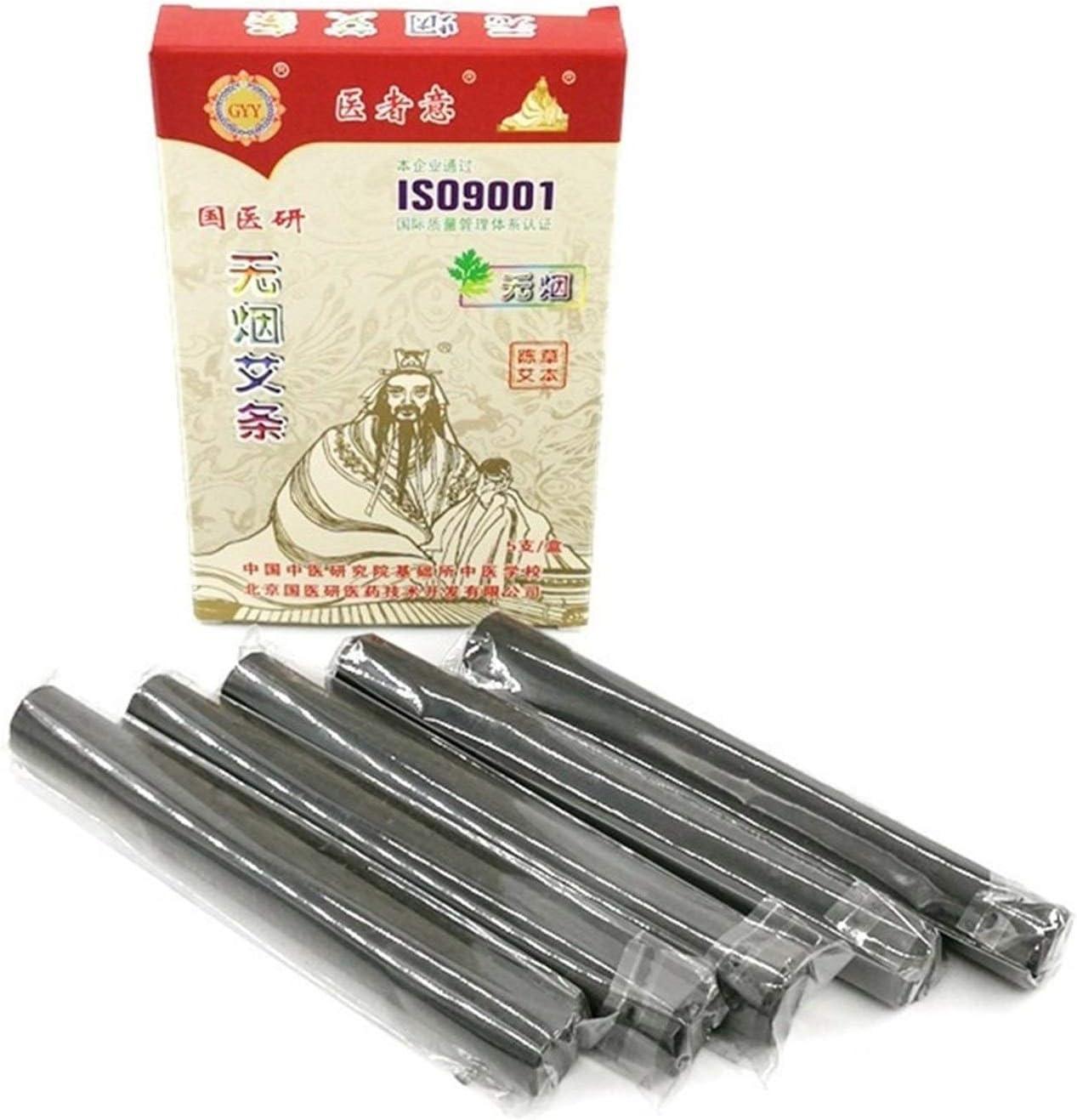 Moxa Cones & Smokeless Moxa Rolls - 5 Years Natural Mugwort Moxibustion ...