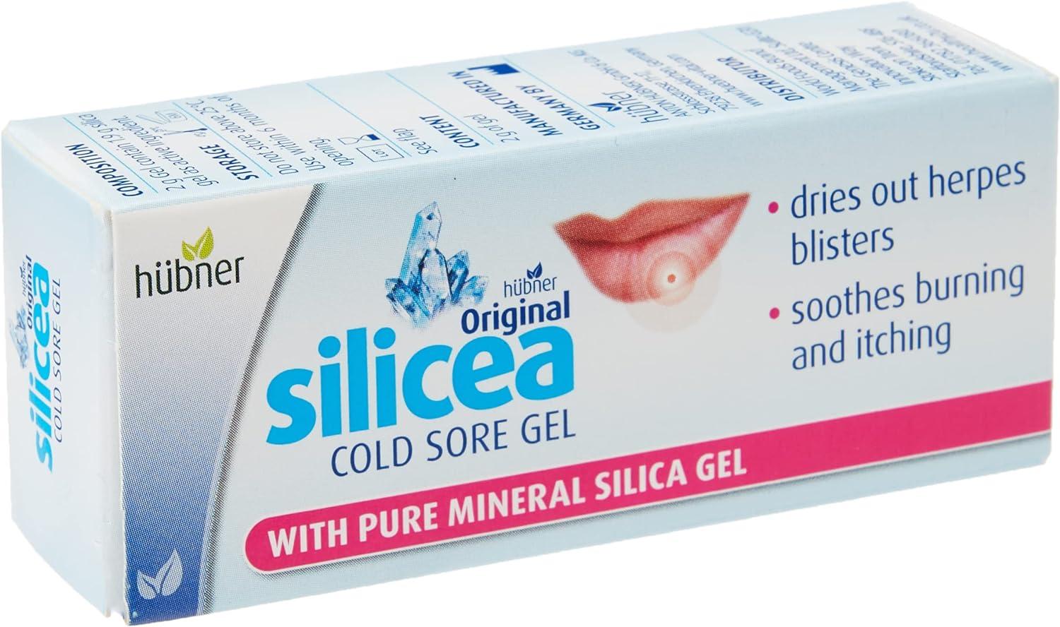 Hubner Silicea Cold Sore Gel - Fast Relief for Cold Sores | Purchase ...
