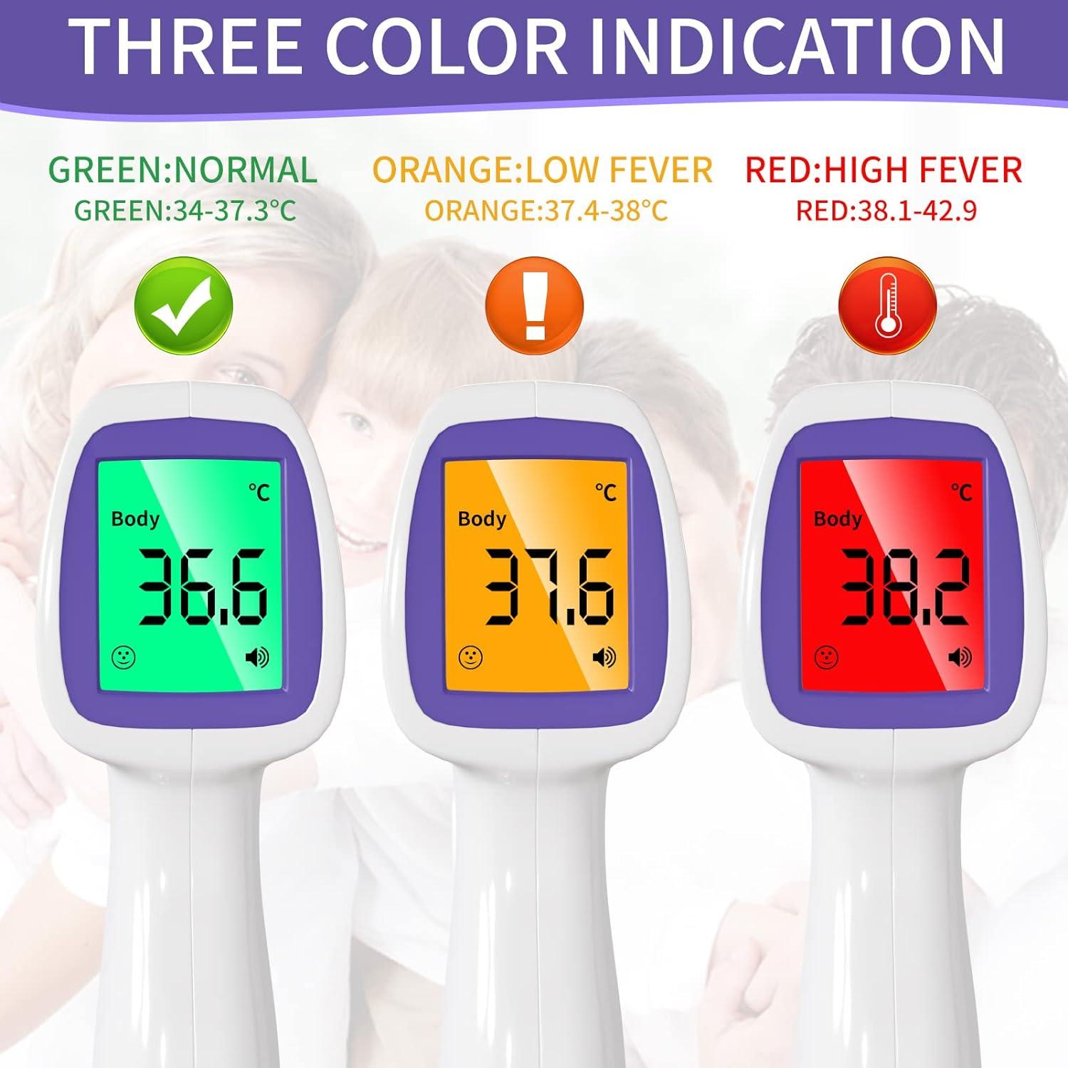 Infrared Forehead Digital Thermometer - Accurate & Fast Non-Contact ...
