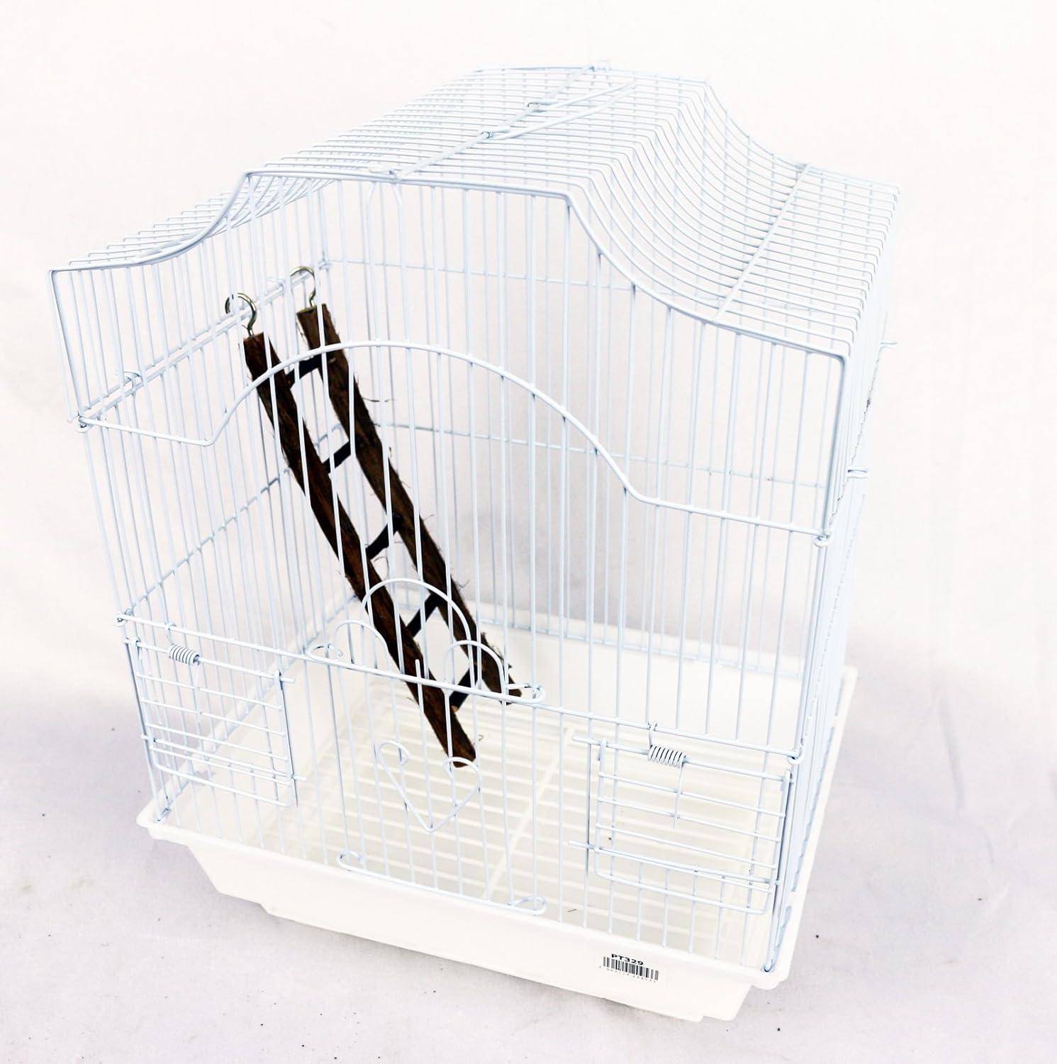 Pet Ting Natural Living Wooden Ladder With 5 Steps 26cm Birds Small ...