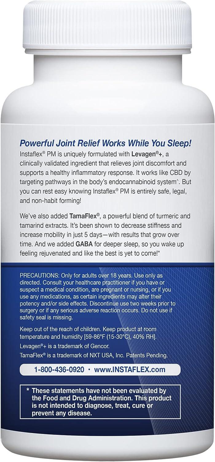 Instaflex PM Nighttime Joint Support Capsules with Levagen Tamaflex for ...