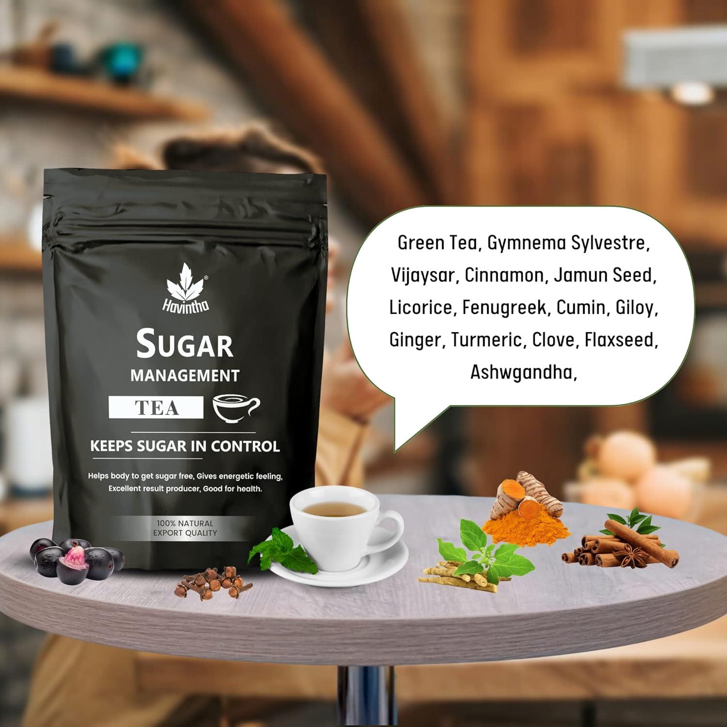 Havintha Sugar Management Tea | Sugar Control Tea | 100% Caffeine Free ...