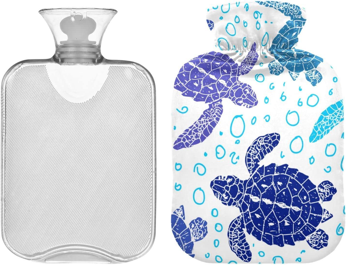 Hot Water Bottles with Turtle Cover - 2L Heating Bag for Neck ...