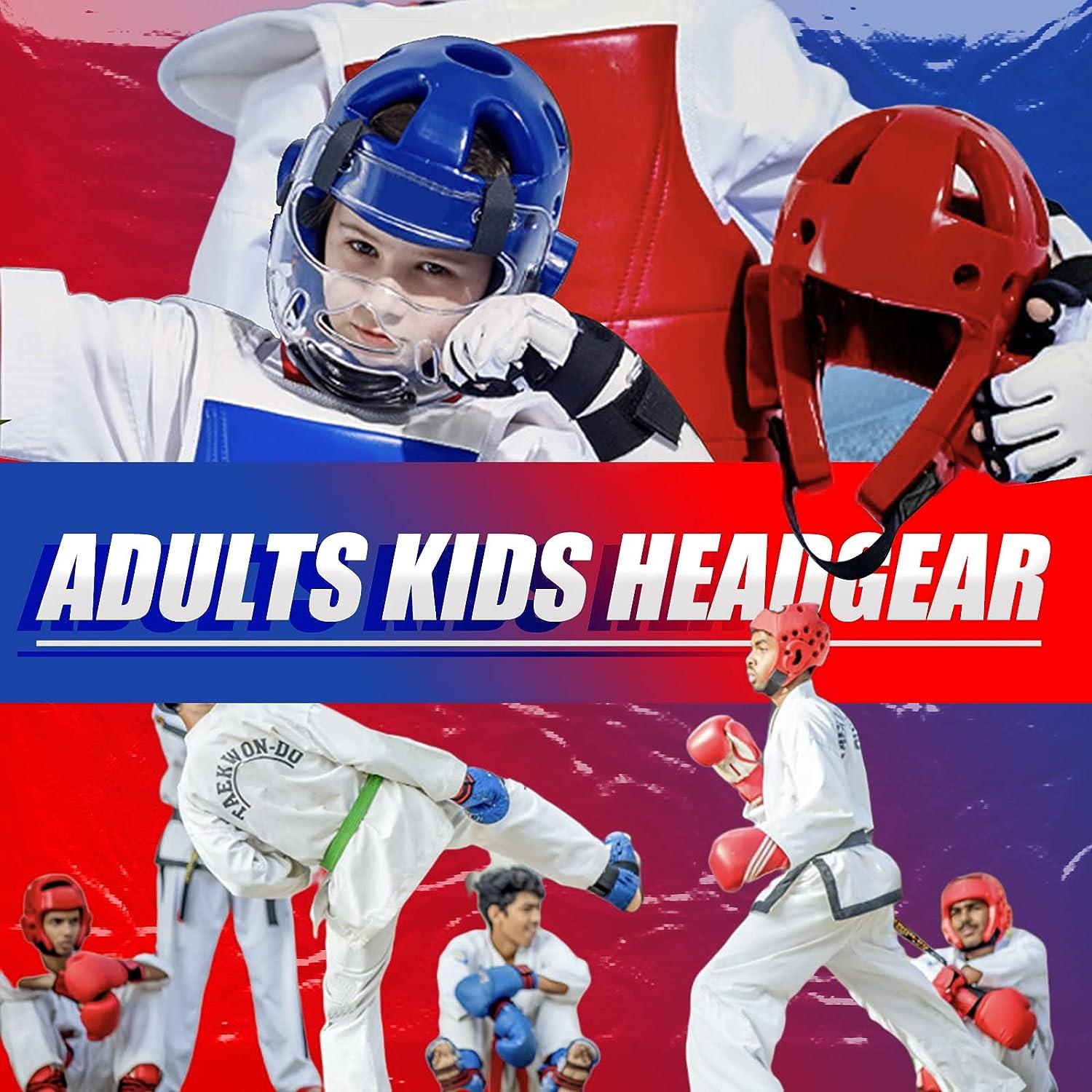 TuToing Karate Headgear with Face Shield | MMA Boxing Helmet for Adults ...