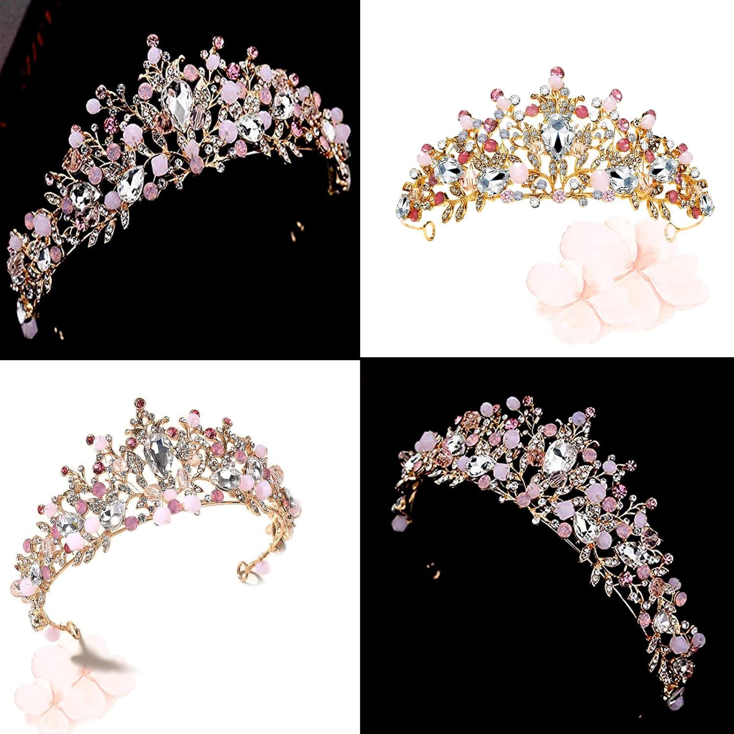 Bogoro Qazuwa Krone Tiara - Elegant Wedding Crown with Crystals ...