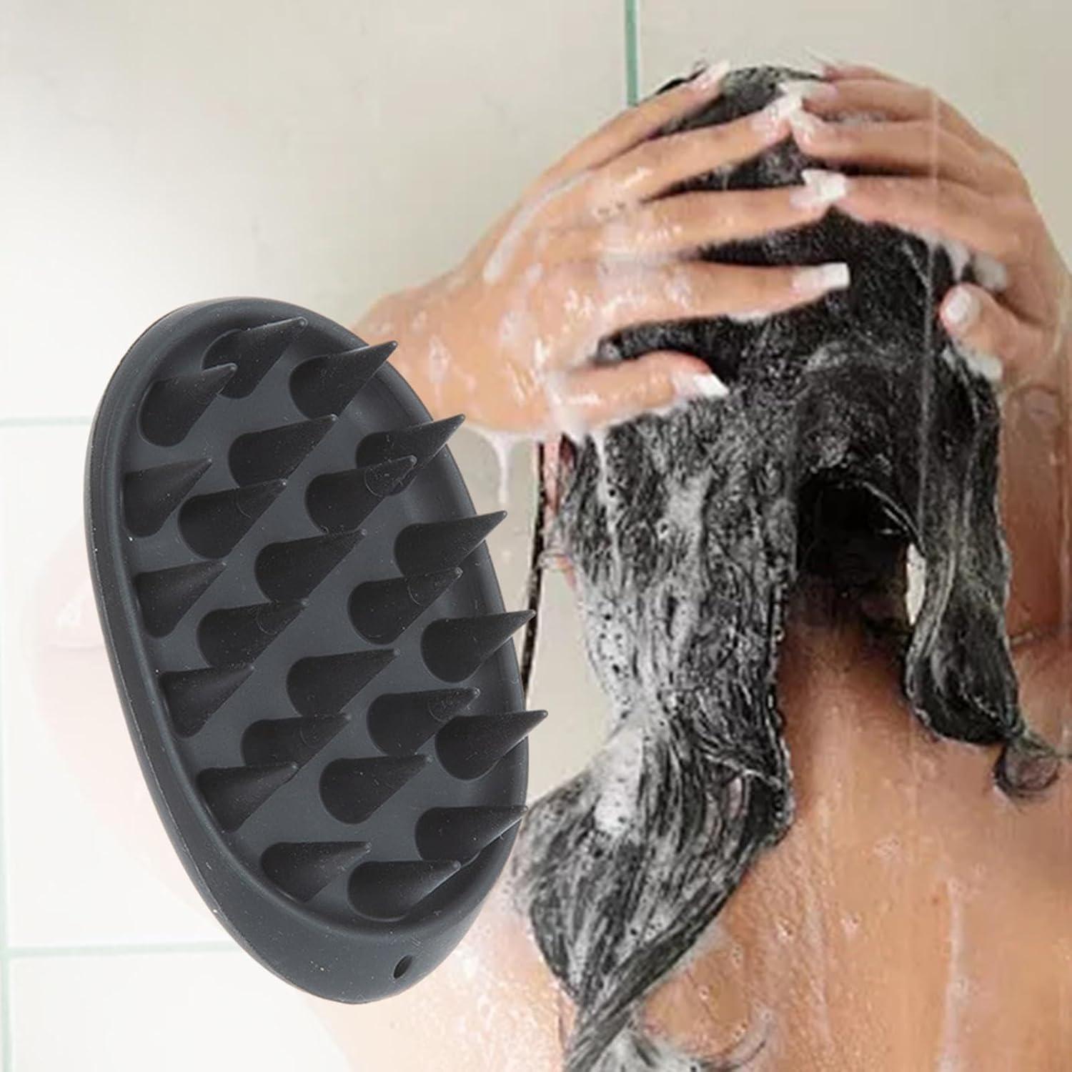 Amagogo 2x Hair Washer & Shampoo Brush | Scalp Massage Device for ...