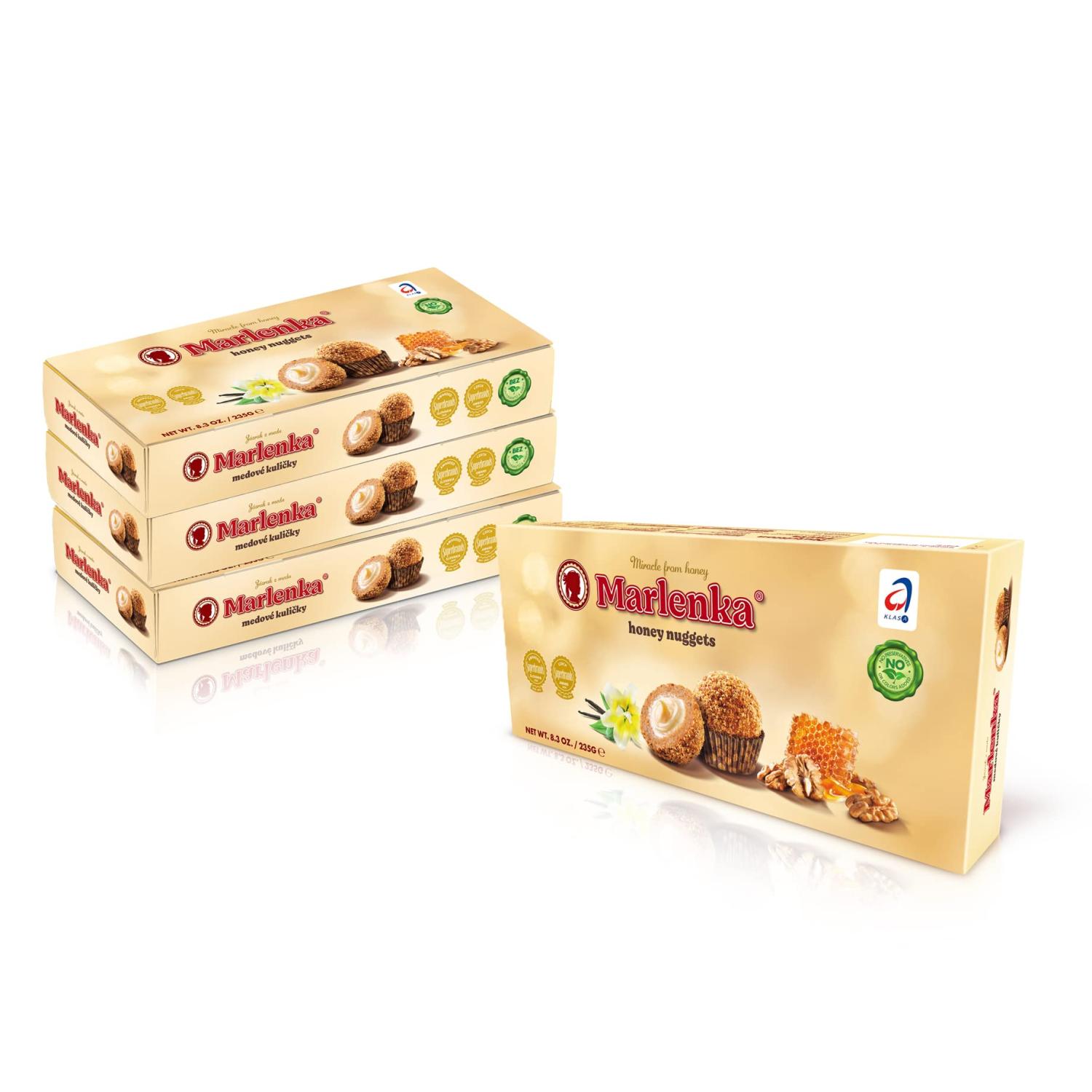 Buy Marlenka Honey Balls 3 + 1 Pack Classic | Delicious Honey Nuggets ...