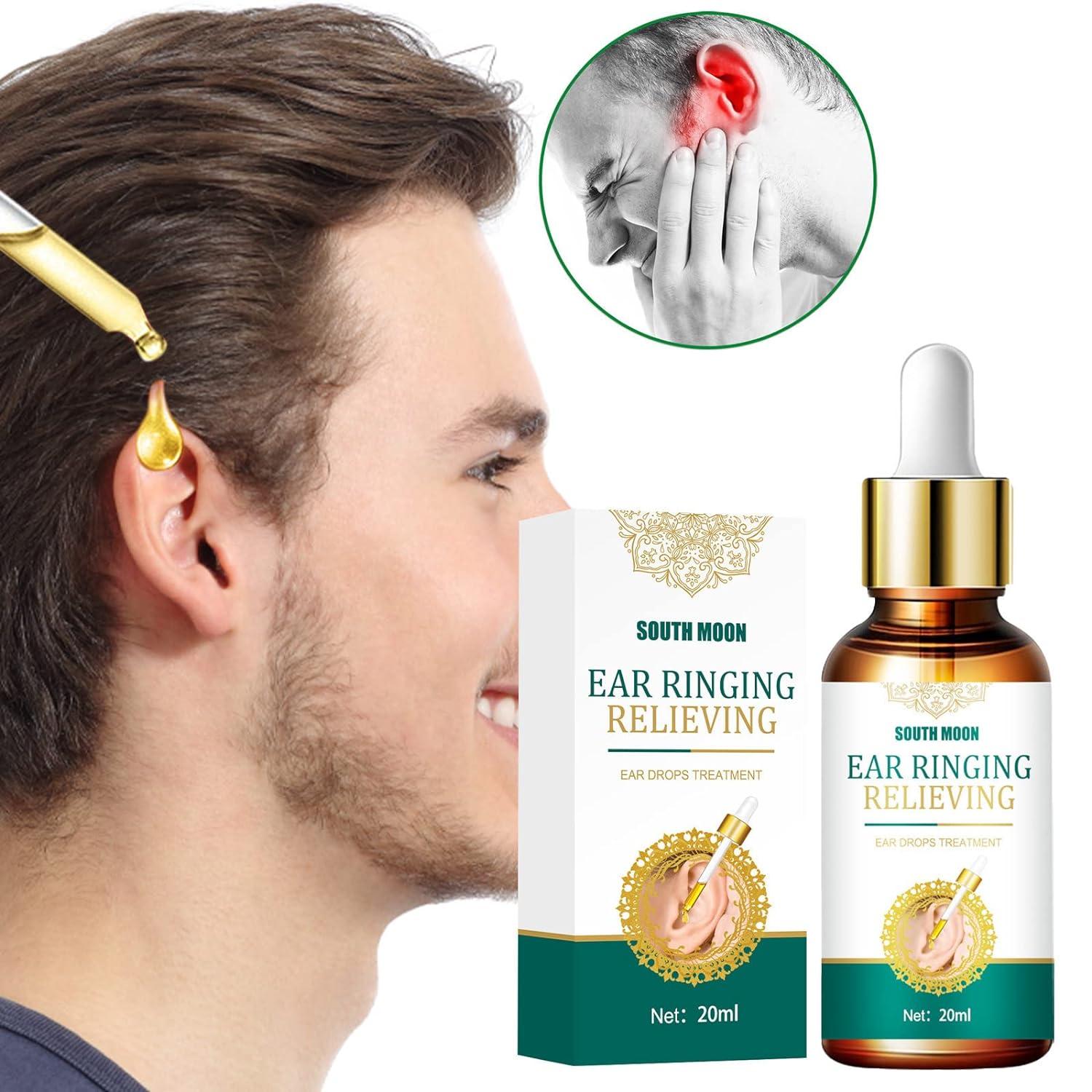 Tinnitus Relief: Ear Ringing Treatment Ear Drops - 20ml White - One ...