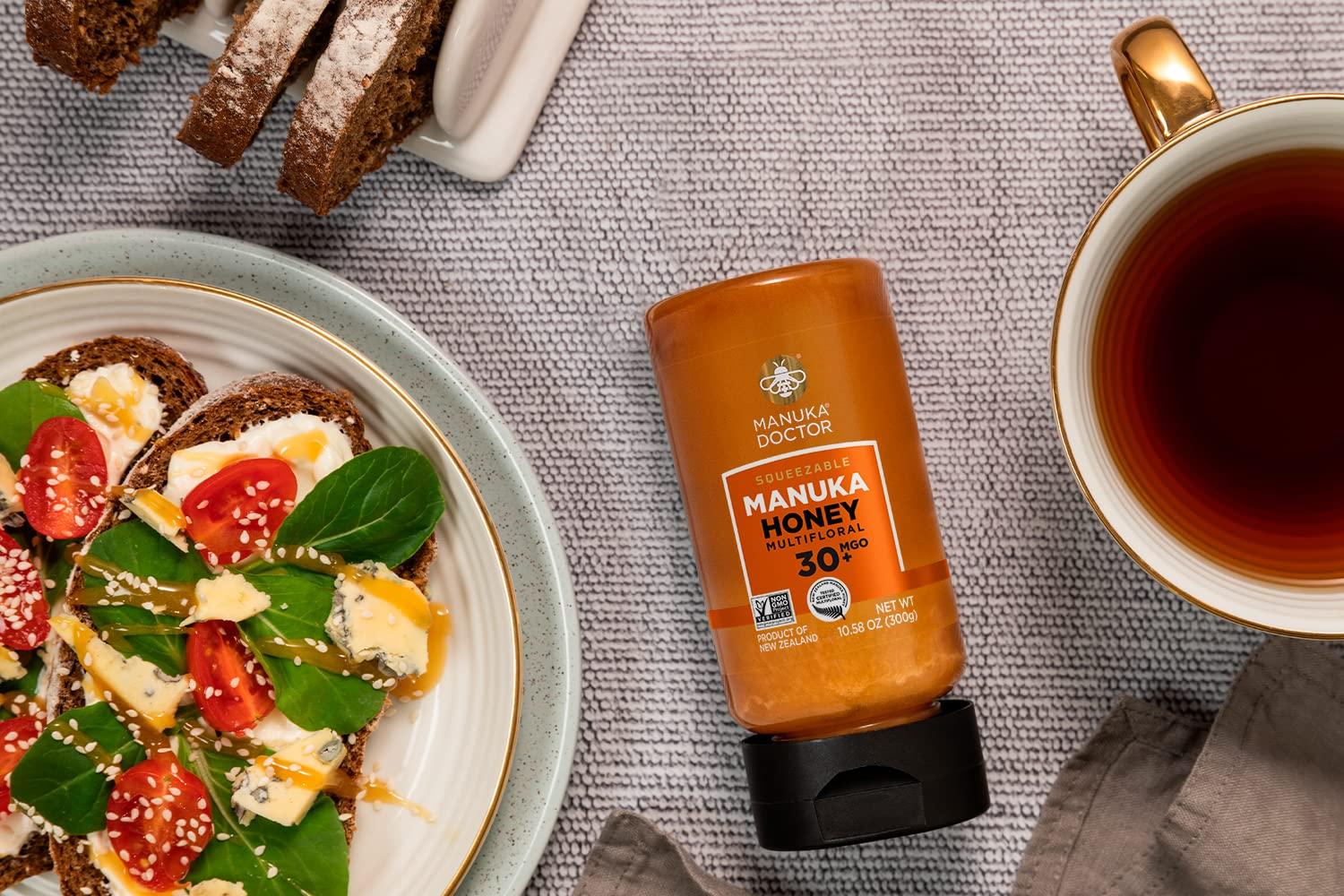 Manuka Doctor MGO 30+ Squeezable Raw Manuka Honey 10.58 oz - Certified ...