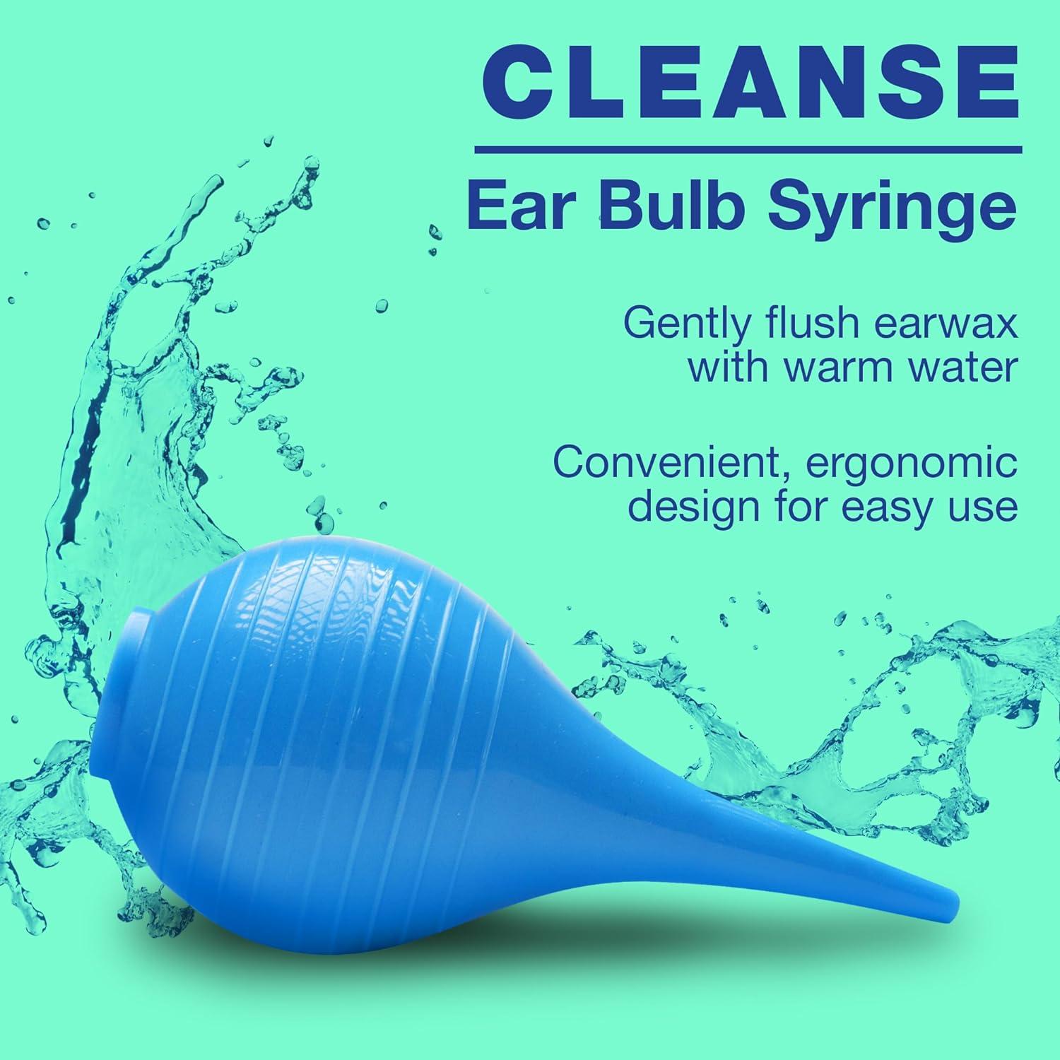 E-R-O Earwax Removal Kit - Carbamide Peroxide Drops, Bulb Syringe ...