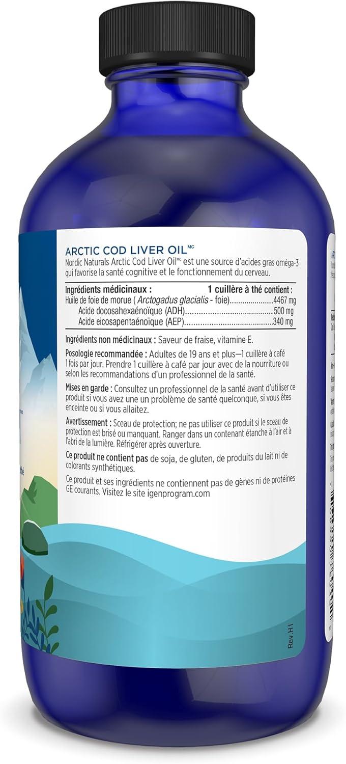 Nordic Naturals Arctic CLO - Cod Liver Oil Promotes Heart and Brain ...