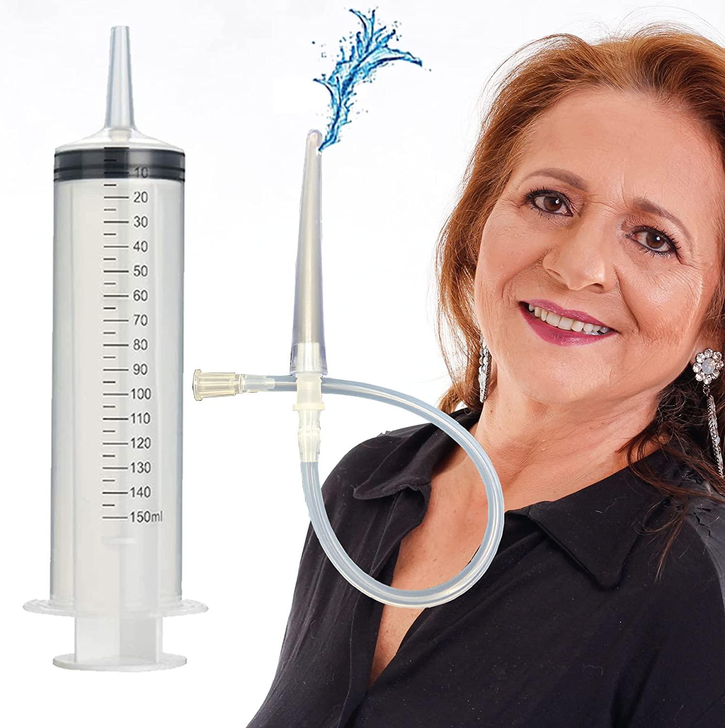 GNEGKLEAN 150ML Enema Syringe Douche System for Effective Cleaning ...