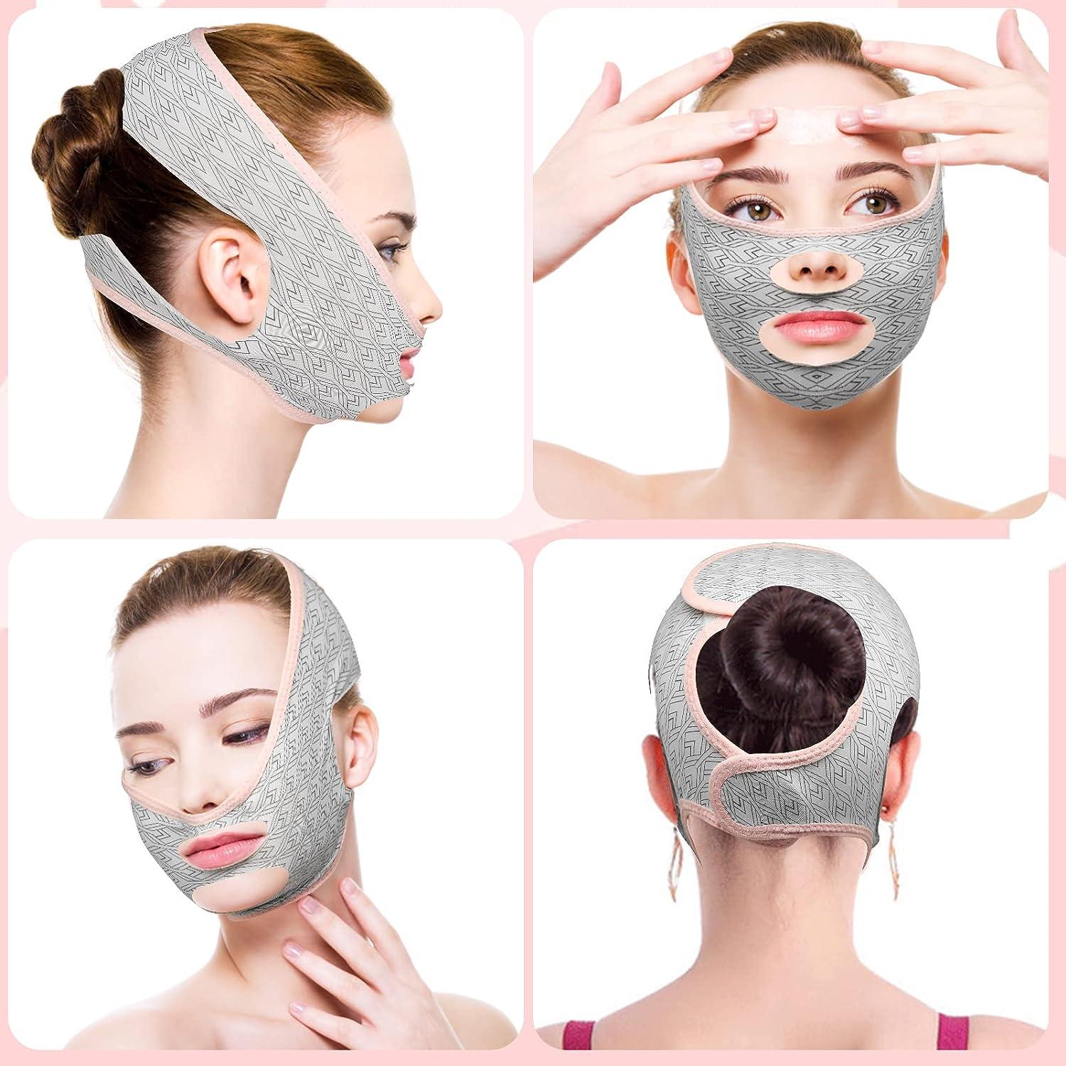 Beauty Face Sculpting Sleep Mask - V Line Lifting & Double Chin Reducer ...