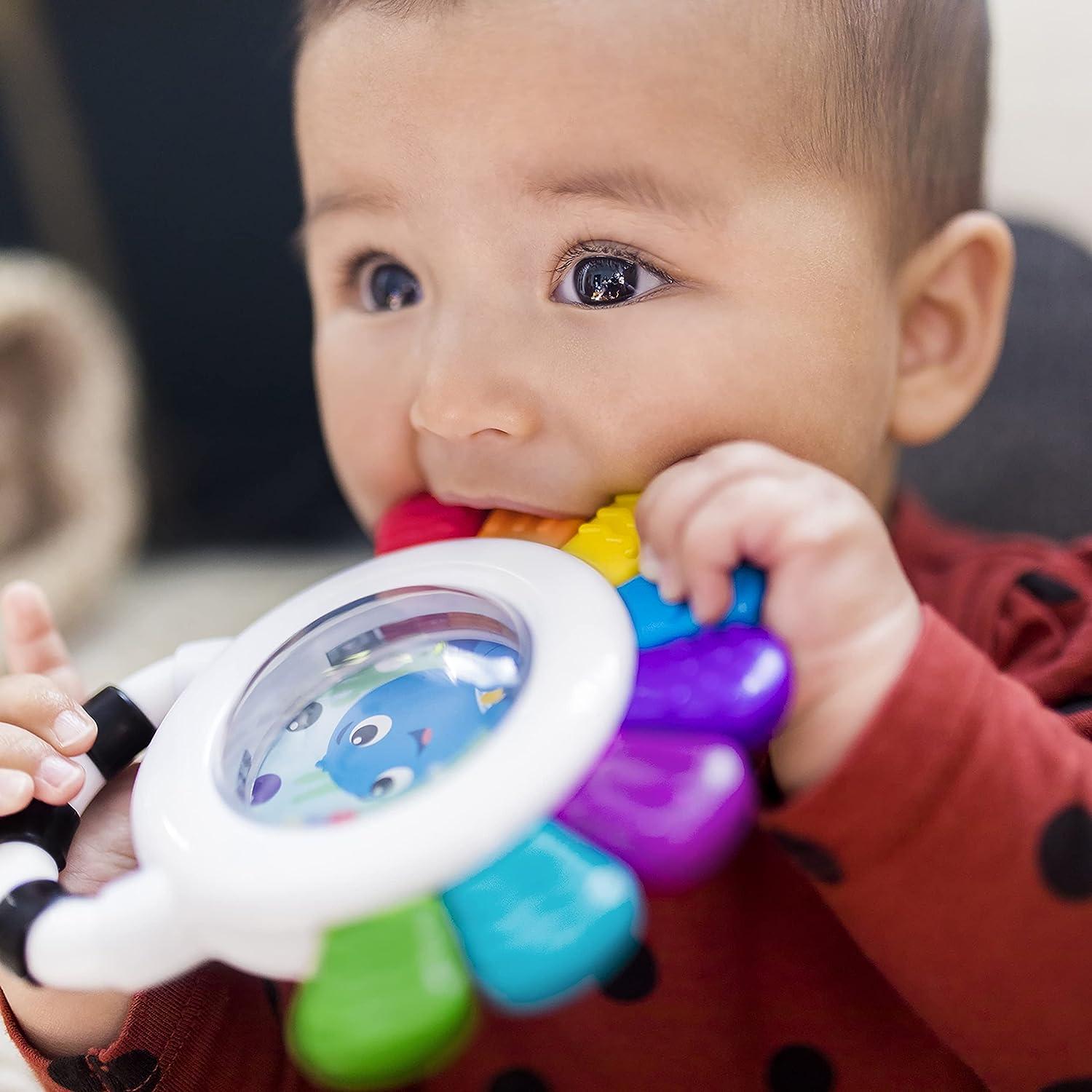 Baby Einstein Opus The Octopus Sensory Rattle & Teether - BPA Free ...