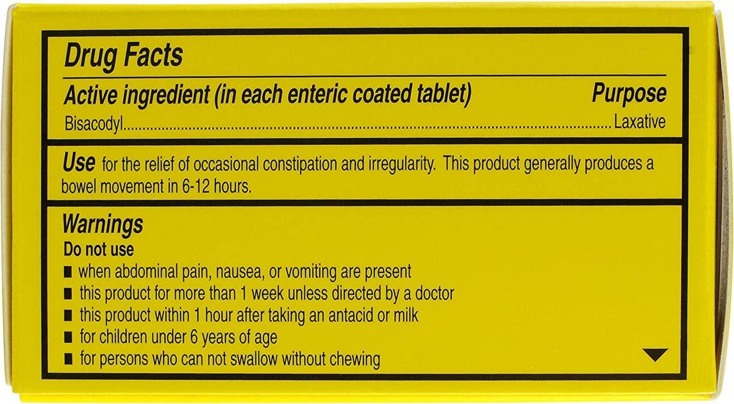 Alophen Enteric Coated Stimulant Laxative Pills - 100 Count