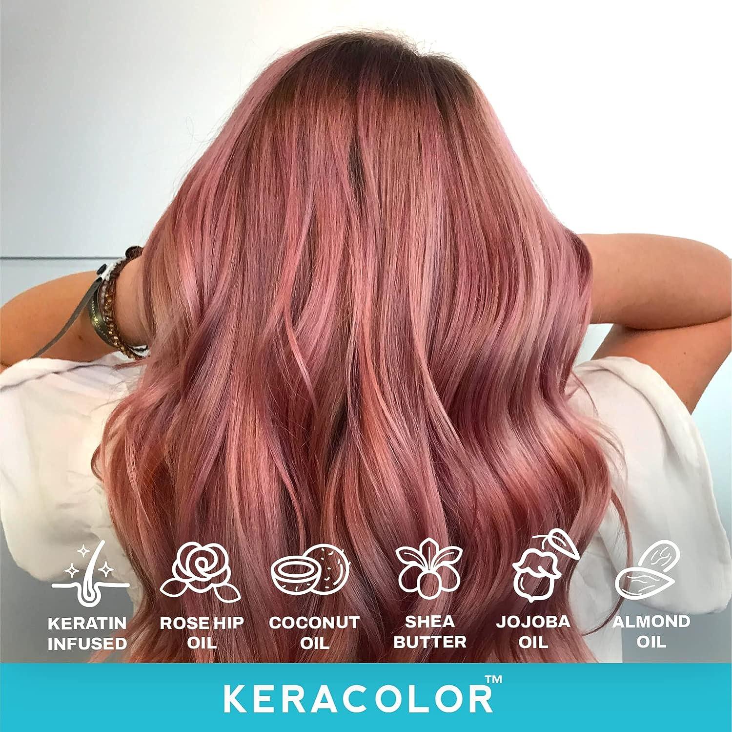 Keracolor Clenditioner Hair Dye - Rose Gold 12 Fl Oz (Pack of 1) | Semi ...