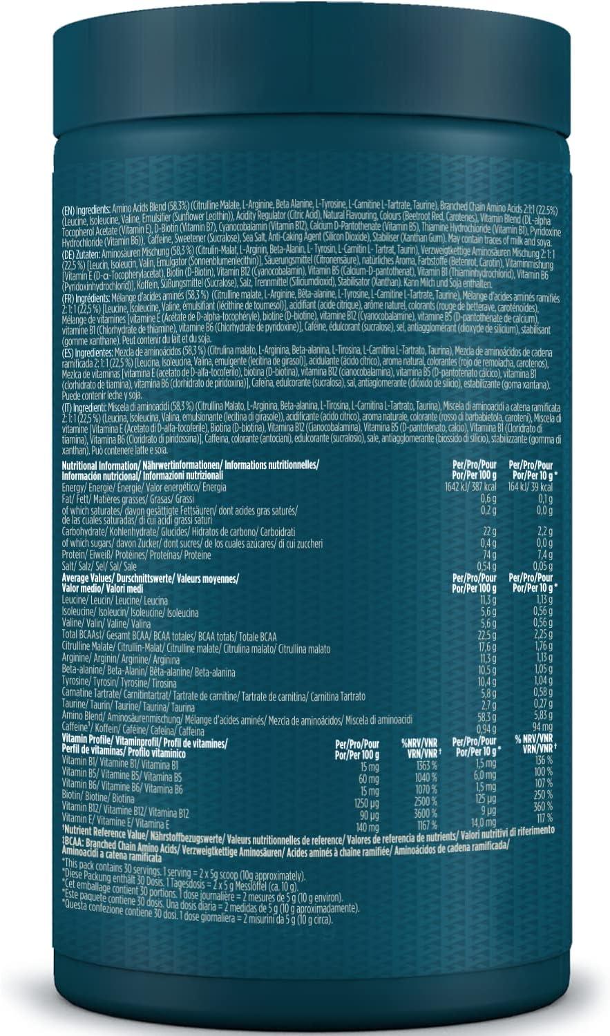 Kinetica PreFuel Pre Workout 5.9g Amino Acids & 2.3g BCAA's per Serving ...