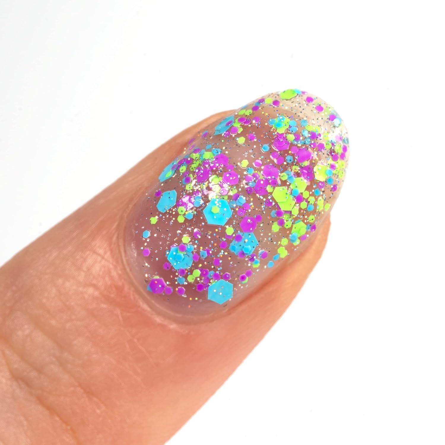 Orly Nail Polish 'Dancing Queen' Confetti Topper - Blue/Green/Purple ...