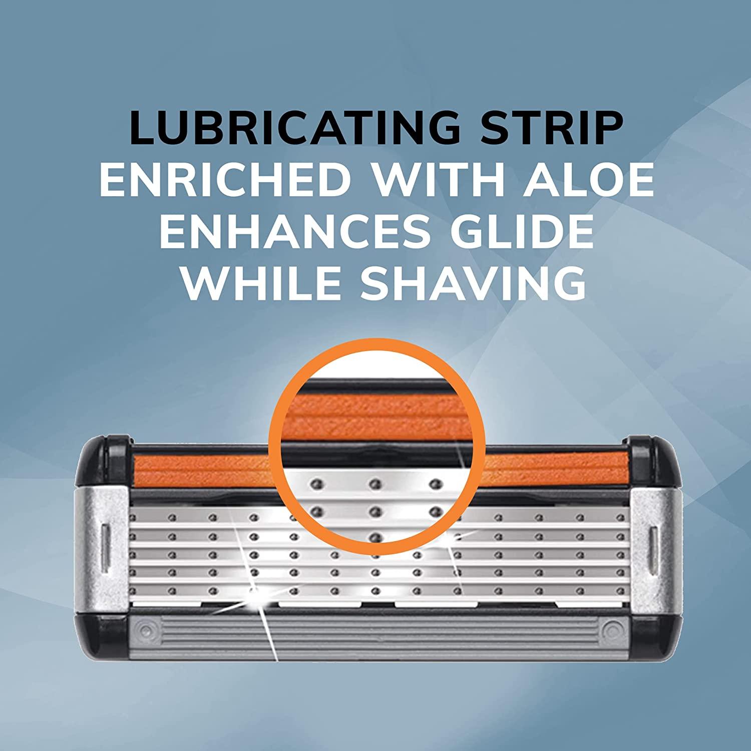 BIC Hybrid Flex 5 Men's Razor Cartridges for Sensitive Skin - 8 ...