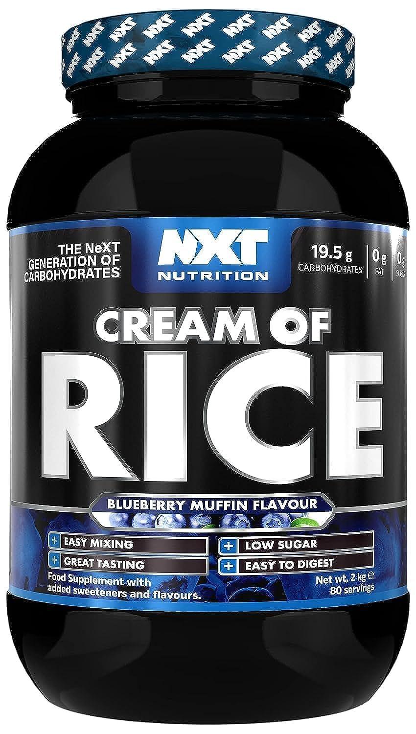 NXT Nutrition Cream of Rice 2kg - Blueberry Muffin Flavor | 80 Servings ...