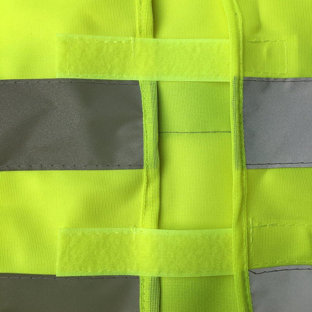 High Visibility Kids Safety Vests - 10 Pack Reflective Vest for Cycling ...